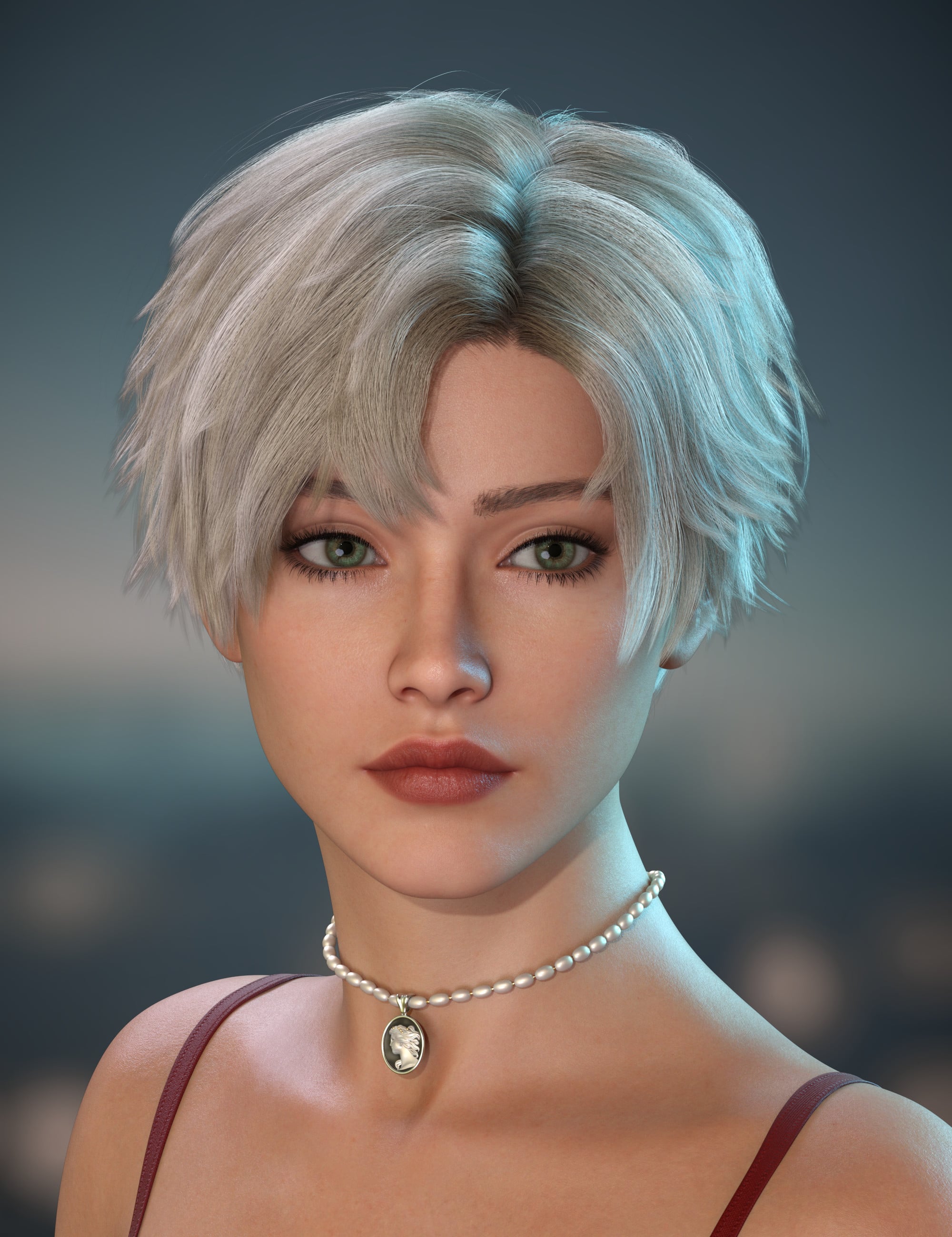 ALO Elias Hair for Genesis 9, 8 and 8.1 Male | Daz 3D