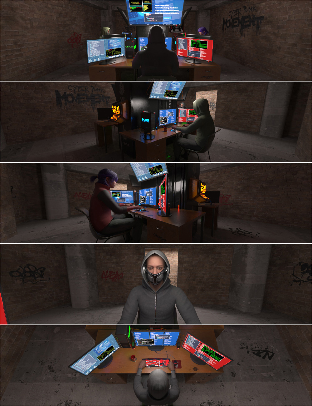 The Hacker Room | Daz 3D