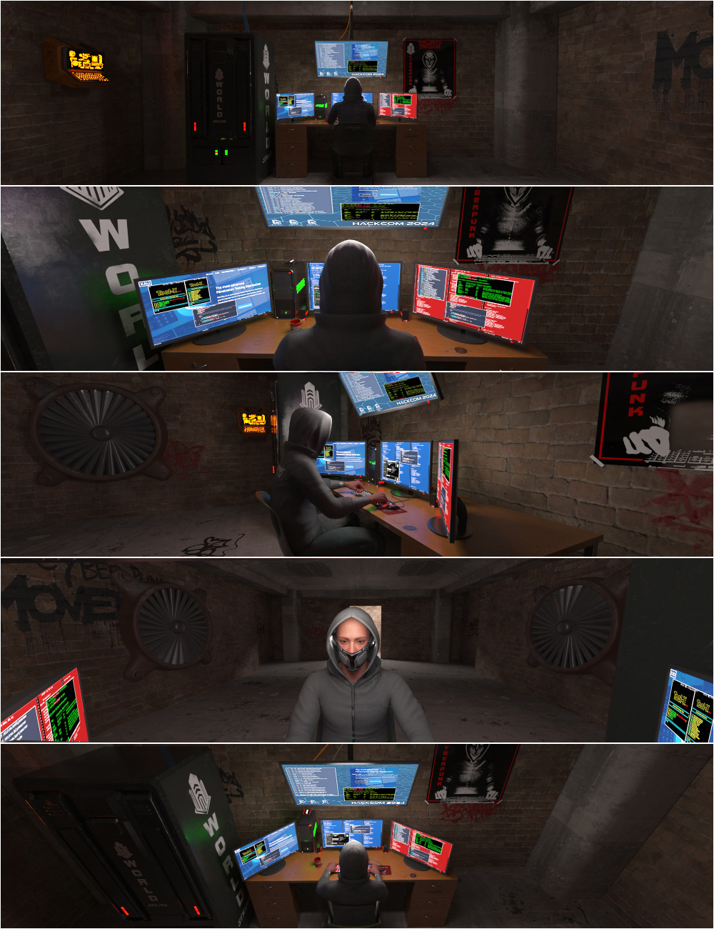 The Hacker Room | Daz 3D
