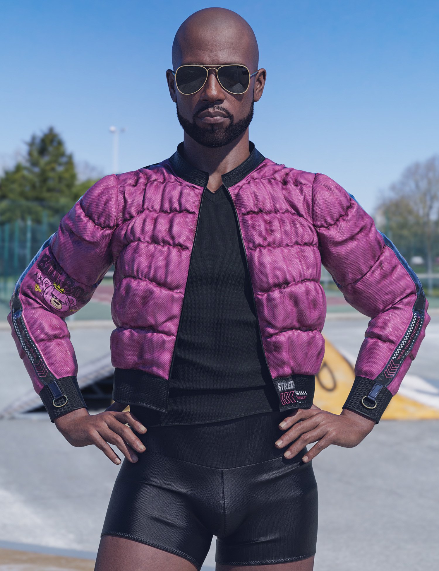 Boyfriend Puffer Jacket for Genesis 9 | Daz 3D