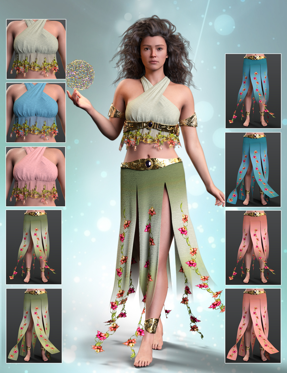 Diwata Fantasy Wear for Genesis 9 Female | Daz 3D
