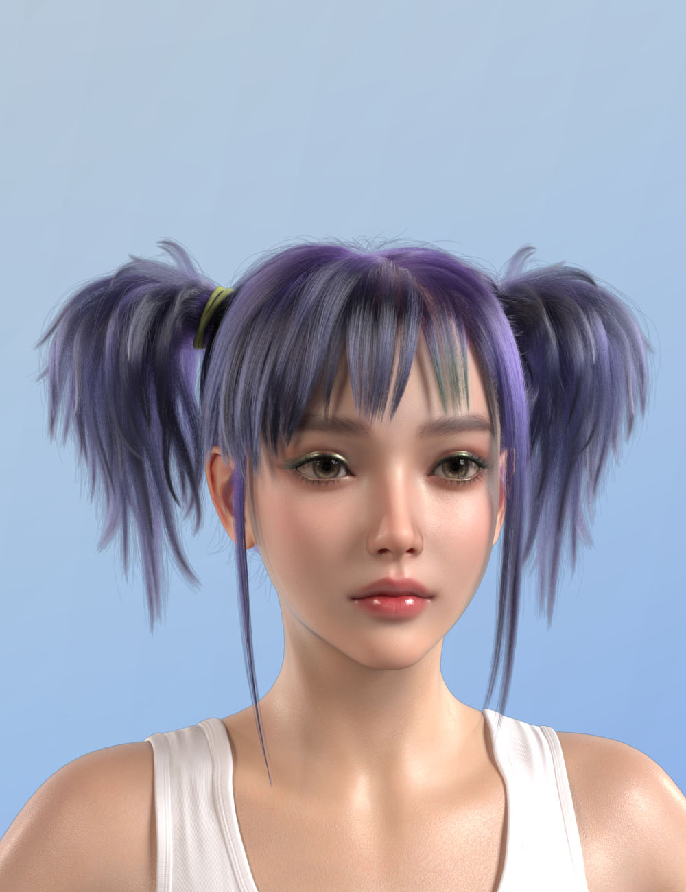 XYZ Tian Hair for Genesis 9 | Daz 3D