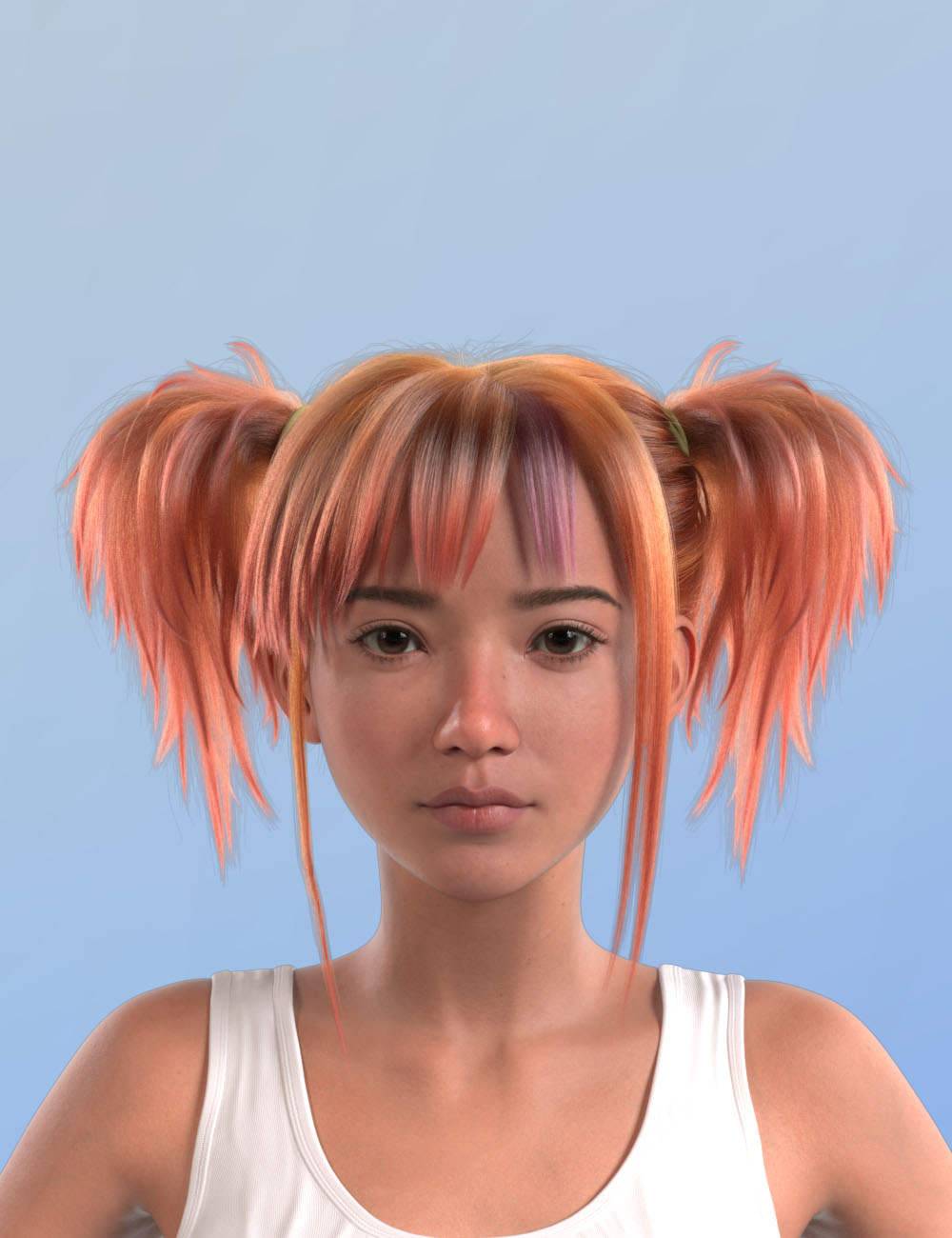 XYZ Tian Hair for Genesis 9 | Daz 3D