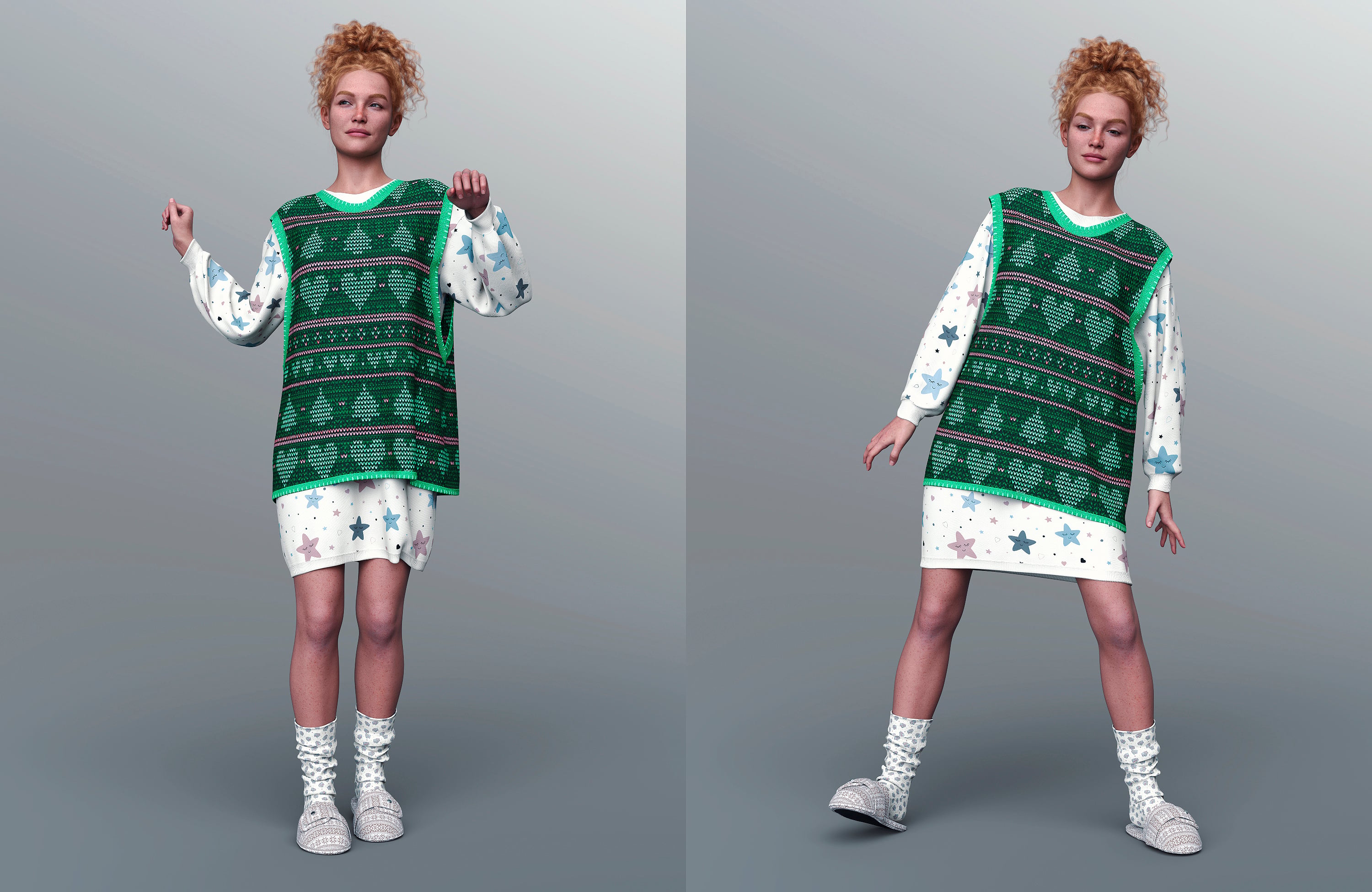 Cute Teenager Poses and Expressions for Genesis 9 | Daz 3D