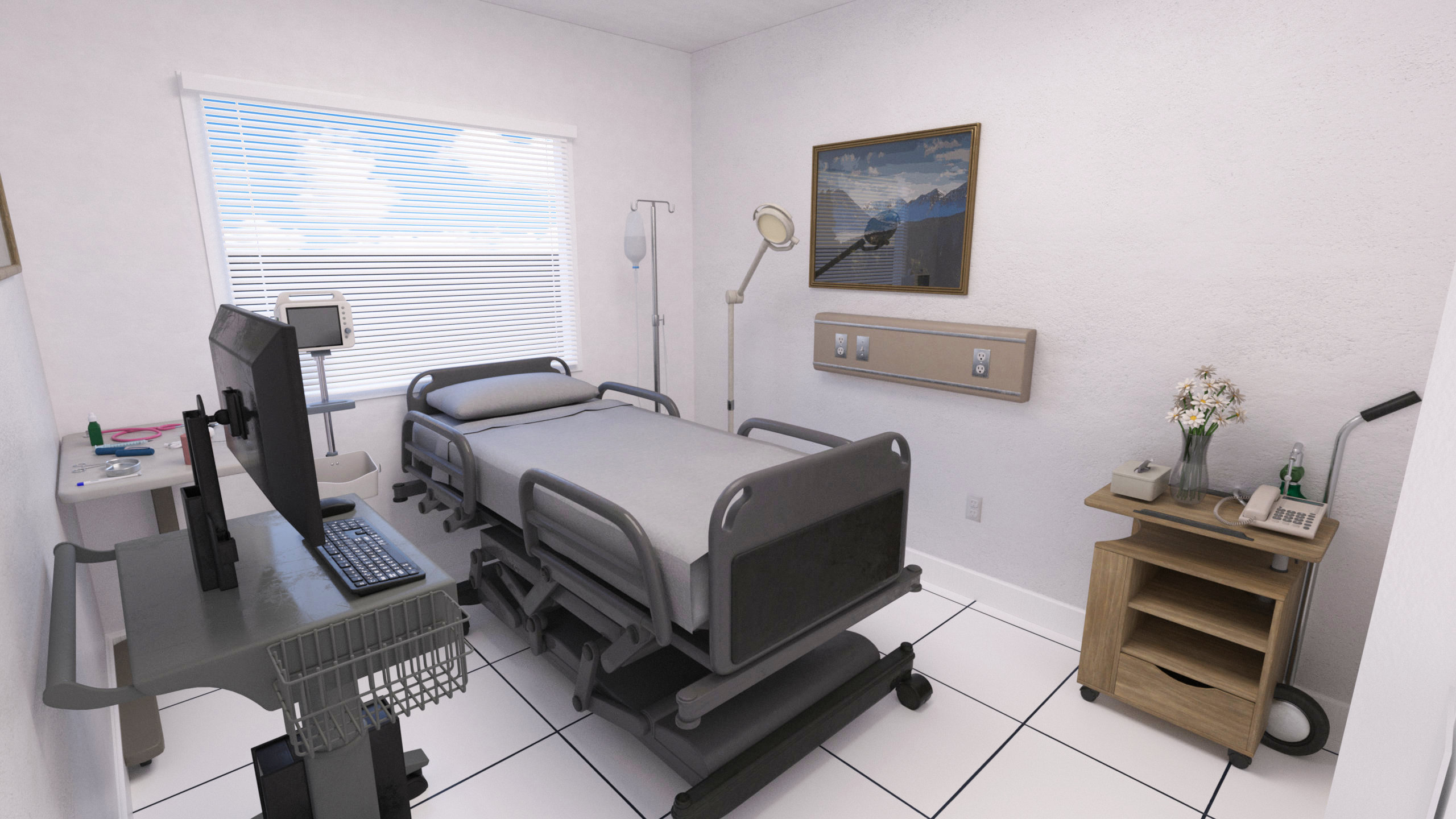 FG Hospital Room Bundle | Daz 3D