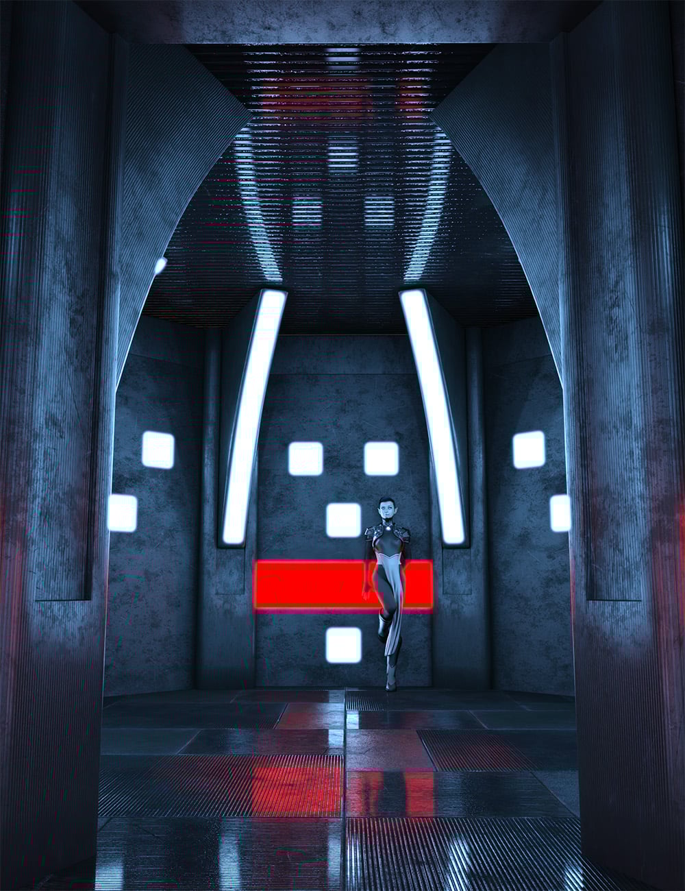 Onyx Cyber Base Construction Set | Daz 3D