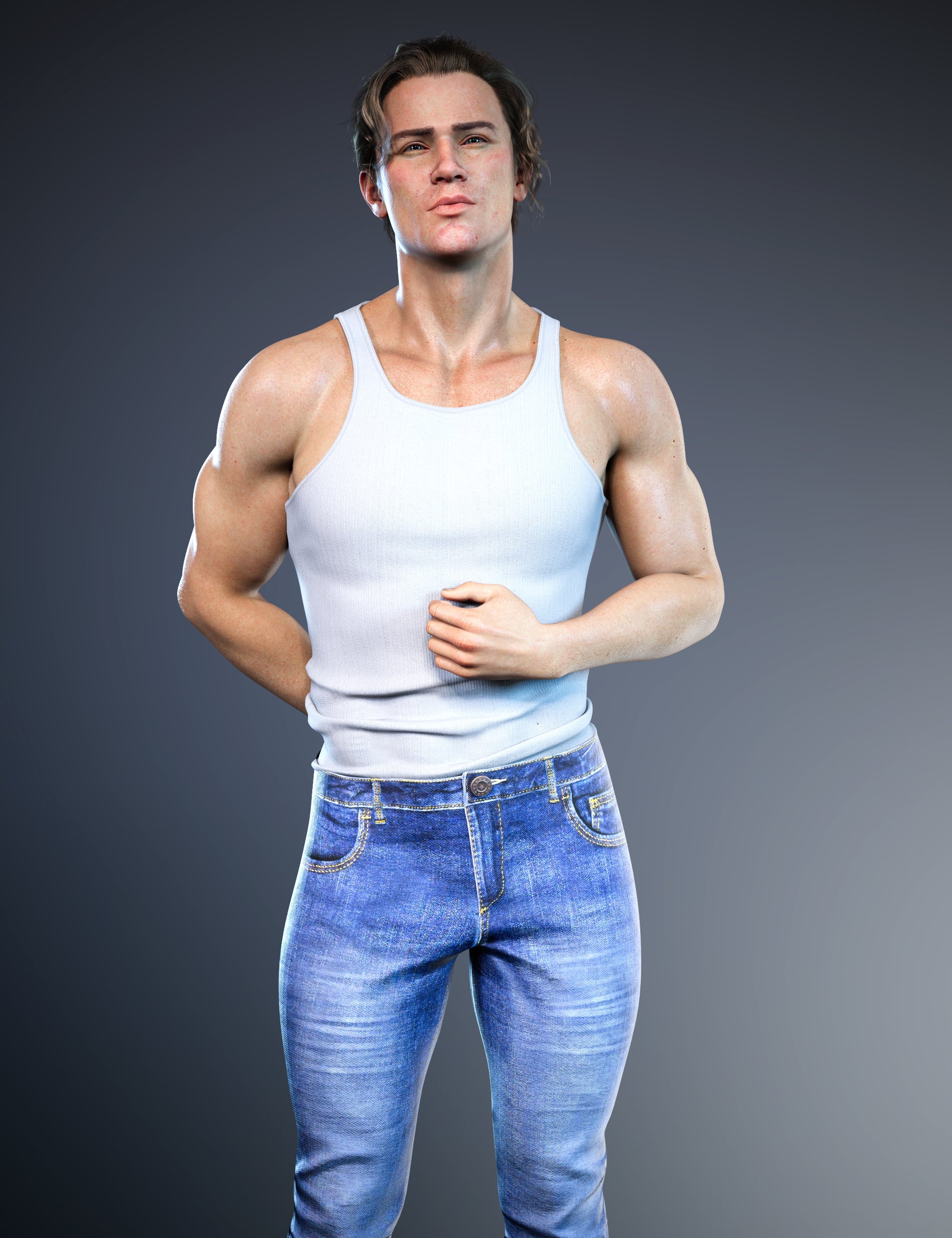 Z Masculine Demeanor Pose Mega Set for Genesis 9 and 8 Male | Daz 3D