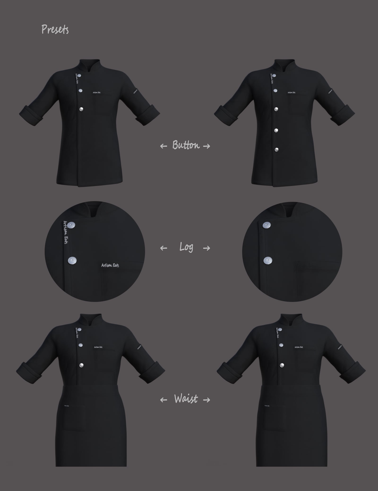 dForce MK Chef Uniform for Genesis 9 | Daz 3D