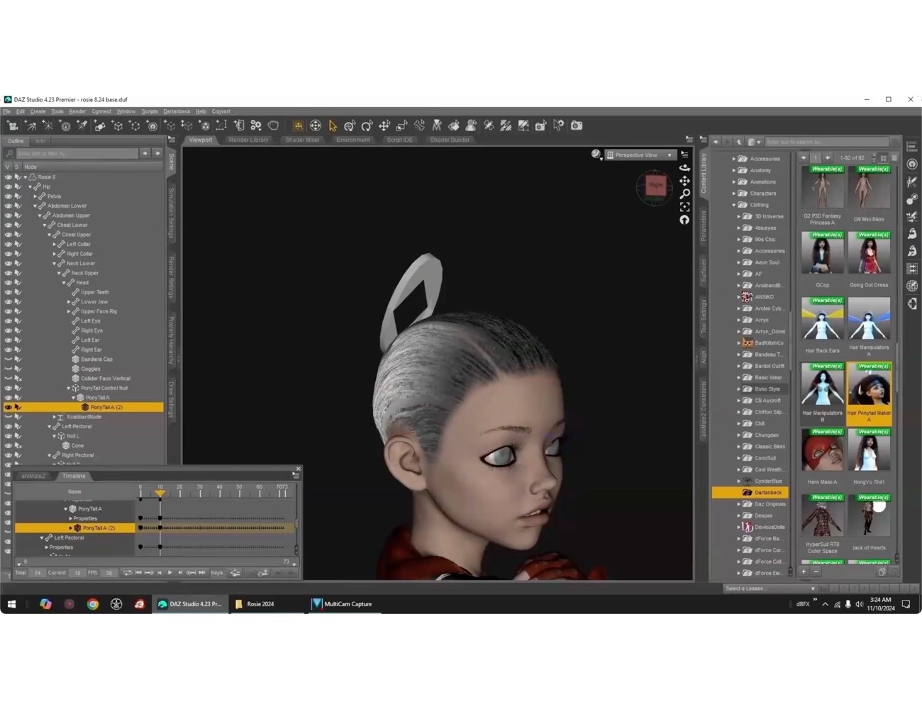 The Creative Cart : Mastering dForce Hair and Urban Environments | Daz 3D