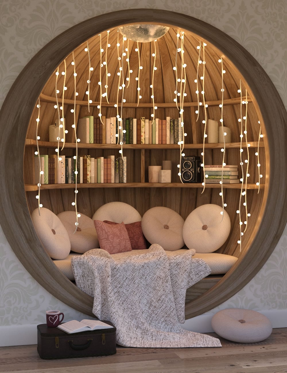 Book Nook | Daz 3D