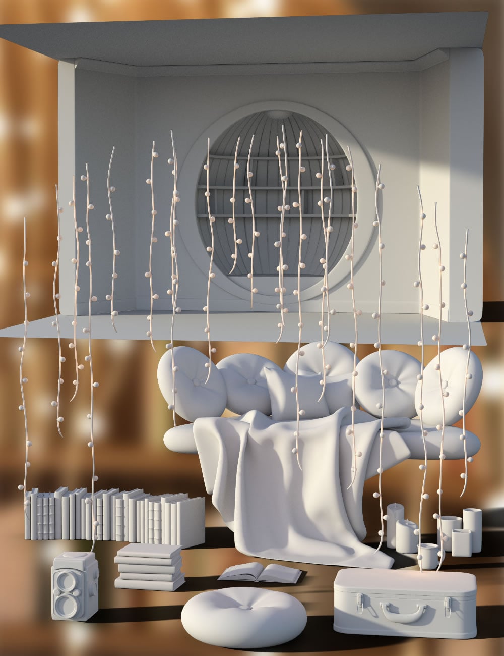 Book Nook | Daz 3D