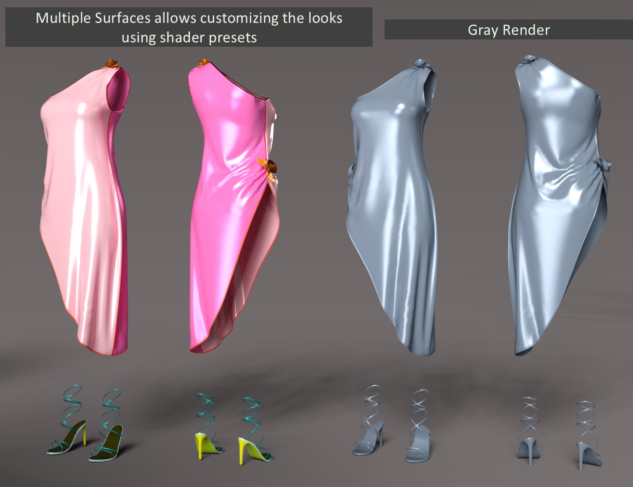 dForce Radiant Dress Genesis 9 and Genesis 8 Female | Daz 3D