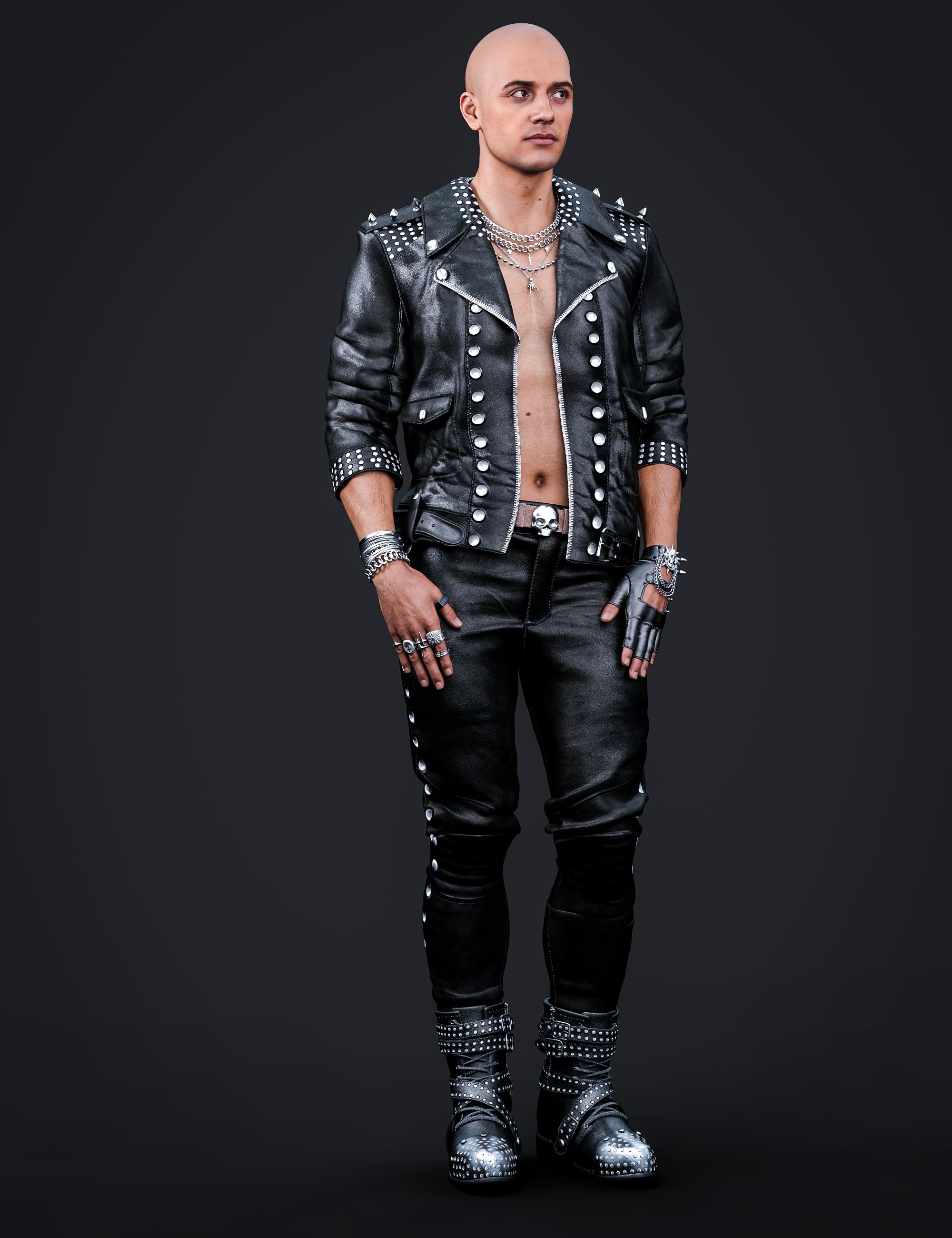 BW Rock Star Blaze Outfit | Daz 3D