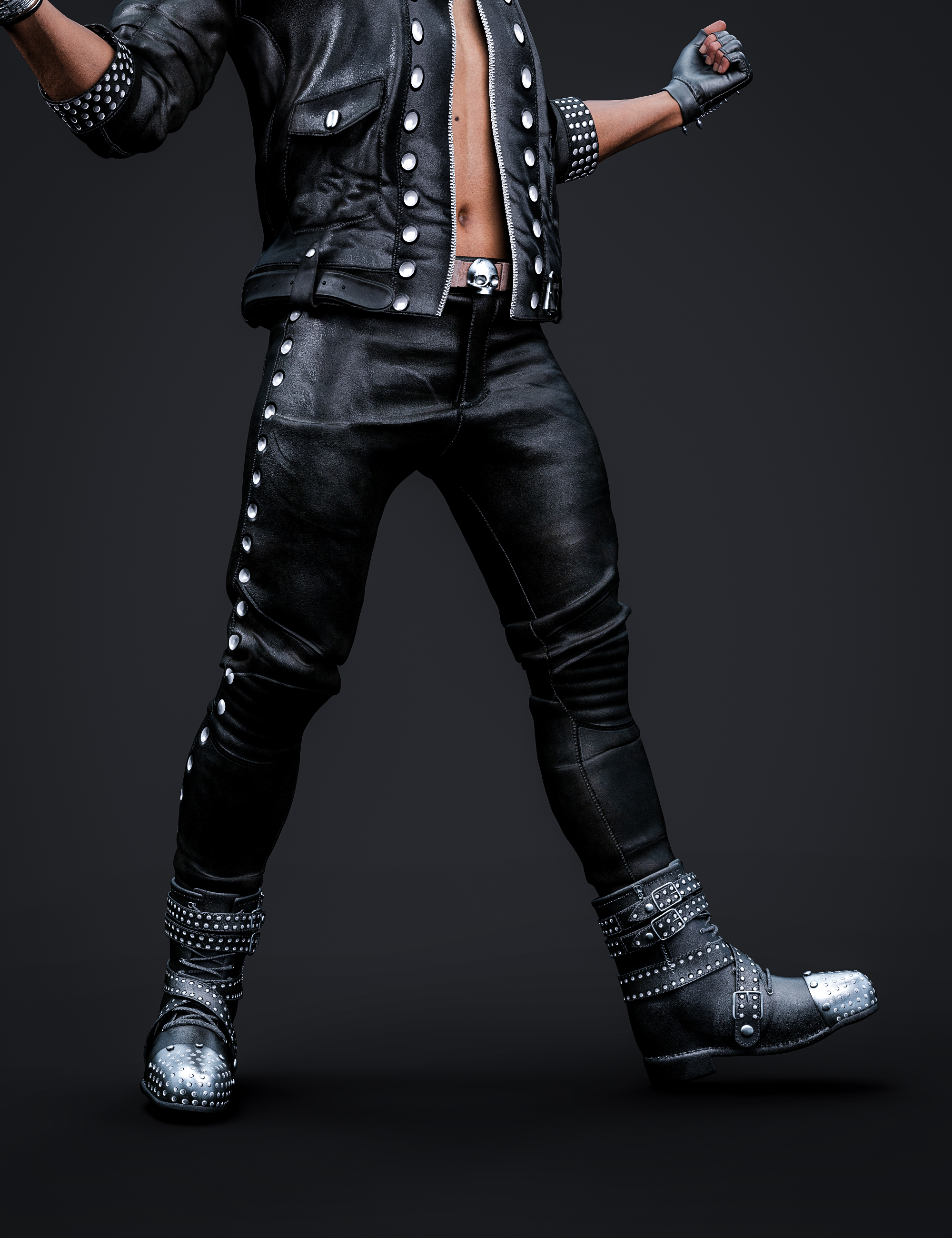 BW Rock Star Blaze Outfit | Daz 3D
