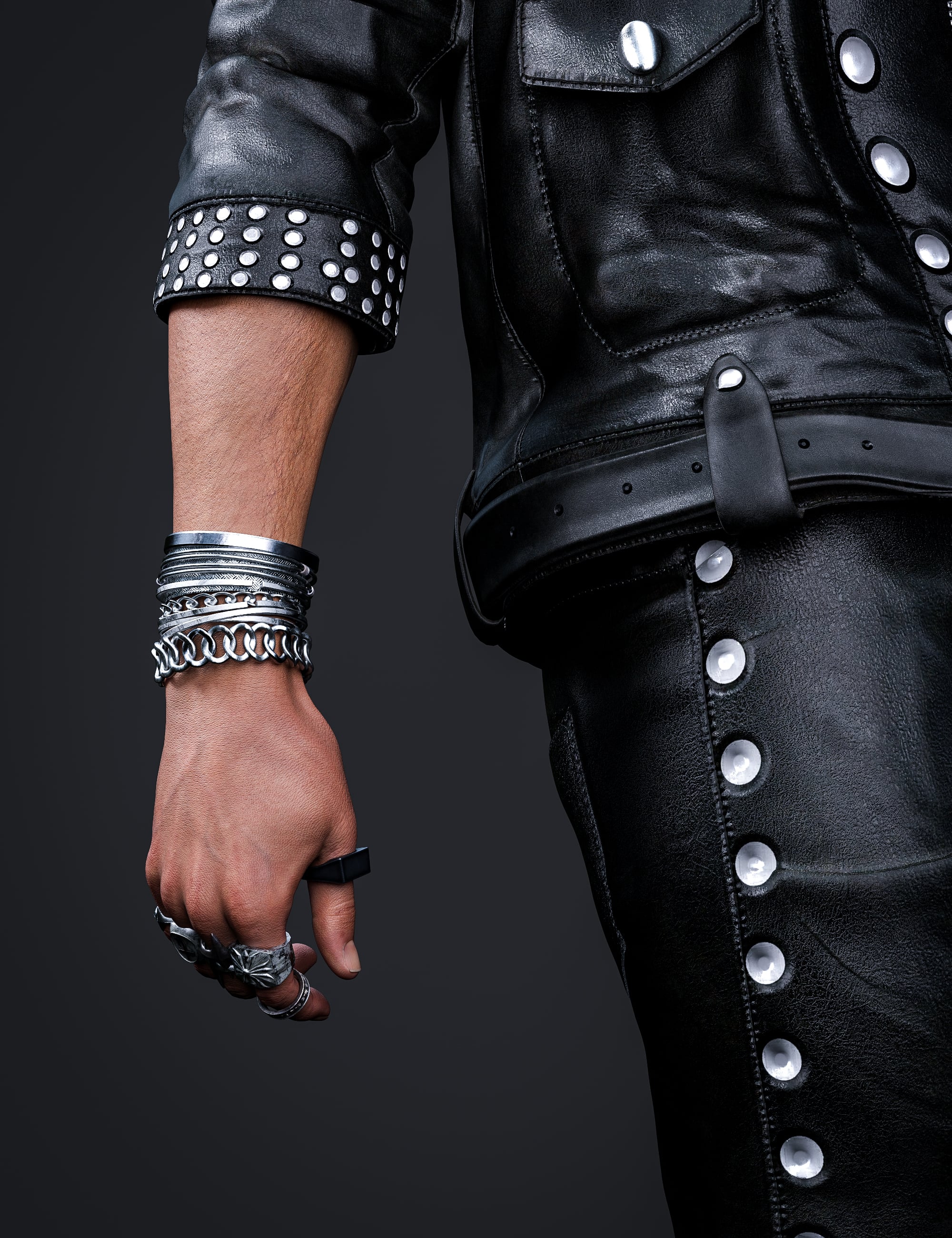 BW Rock Star Blaze Outfit | Daz 3D