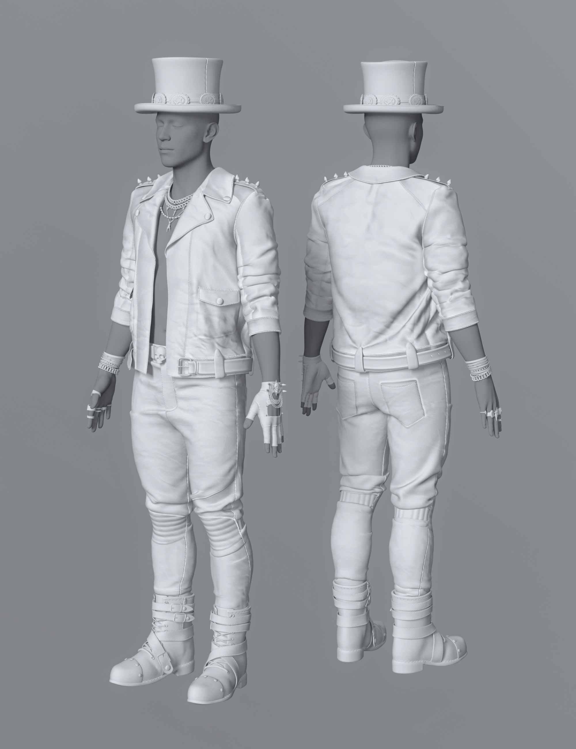 BW Rock Star Blaze Outfit | Daz 3D