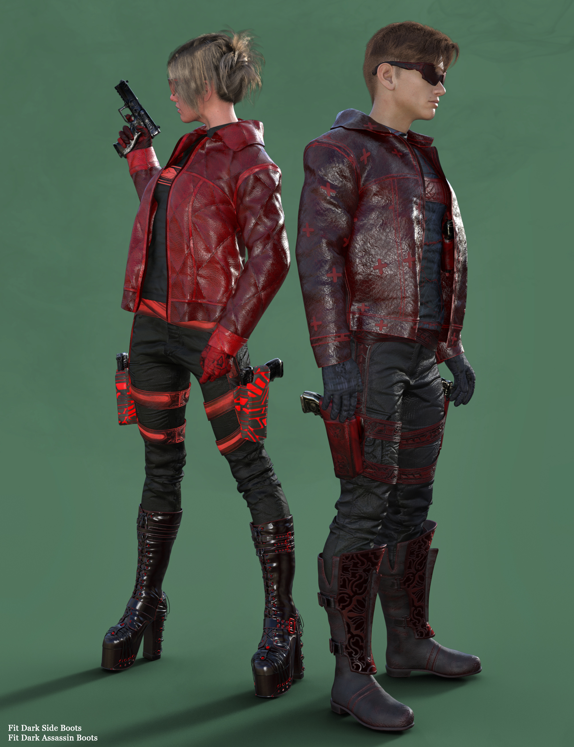 Agent Jones Fit Other Boots | Daz 3D