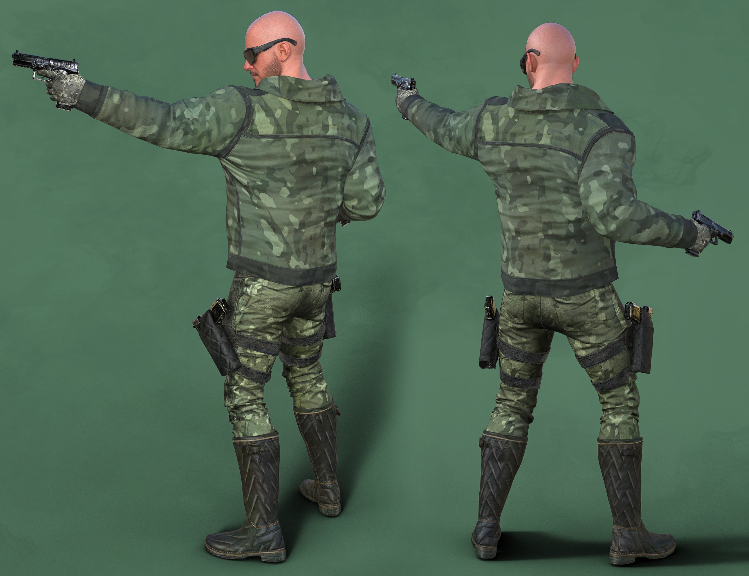 Agent Jones Outfit Textures Add-on | Daz 3D