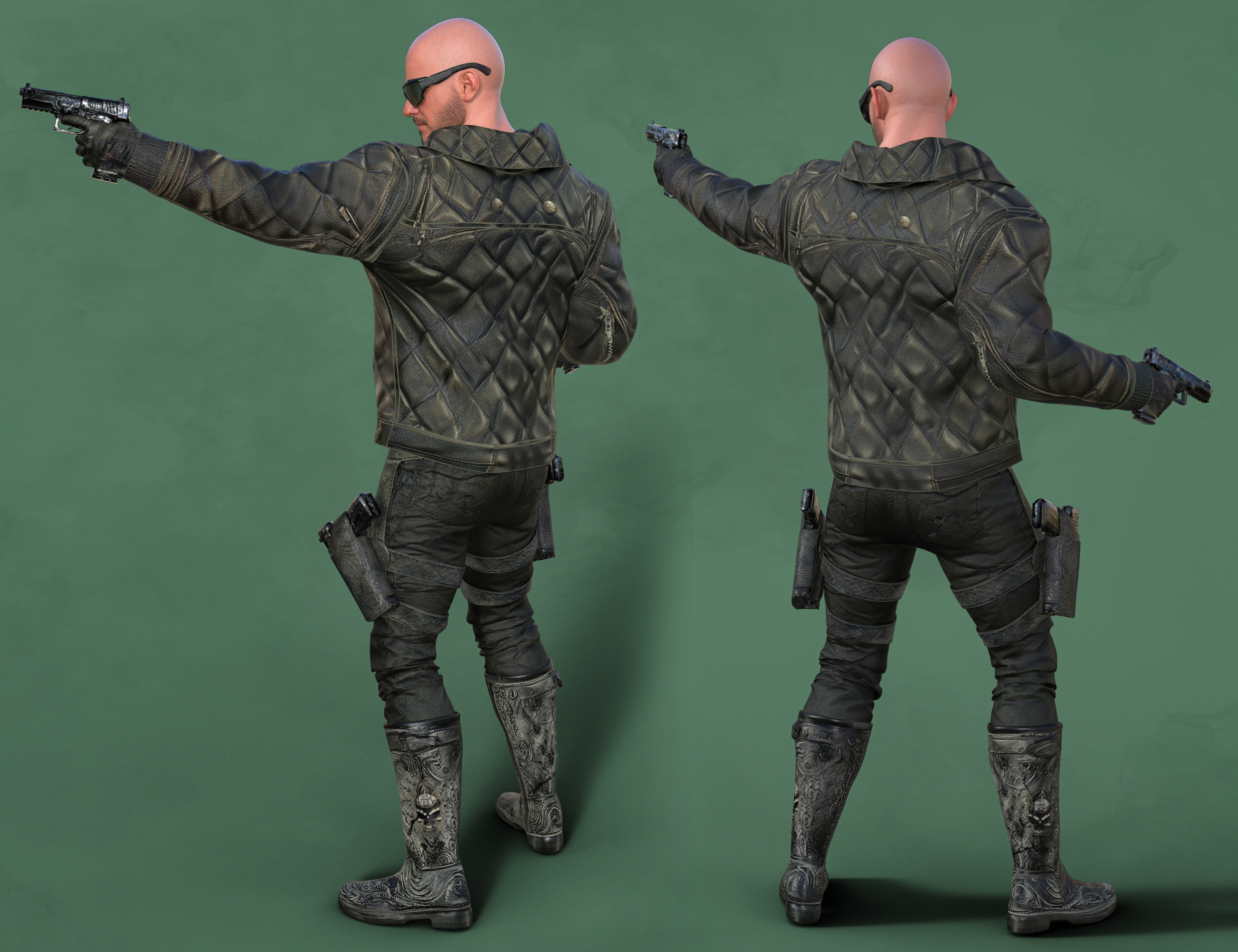 Agent Jones Outfit Textures Add-on | Daz 3D