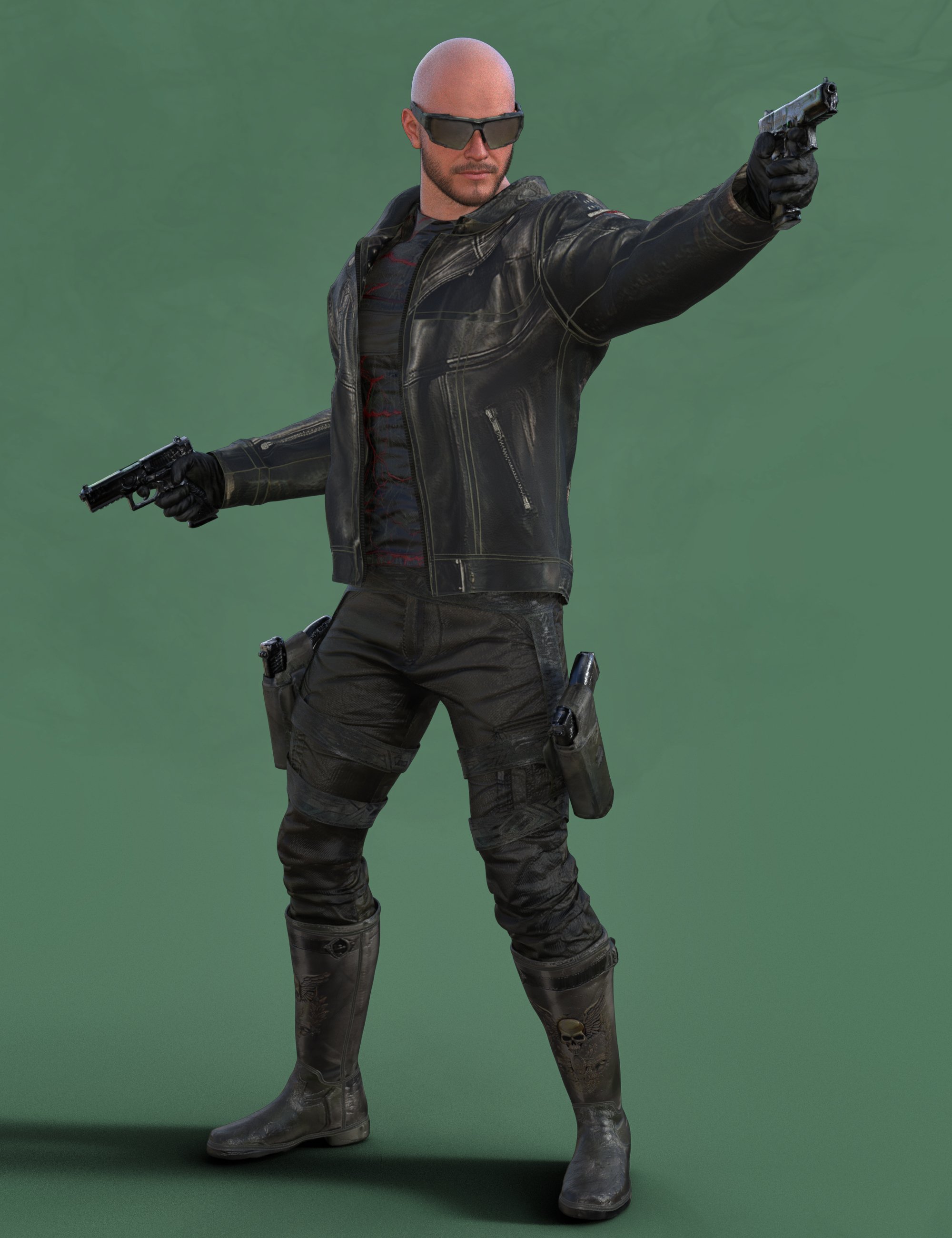 Agent Jones Outfit Textures Add-on | Daz 3D