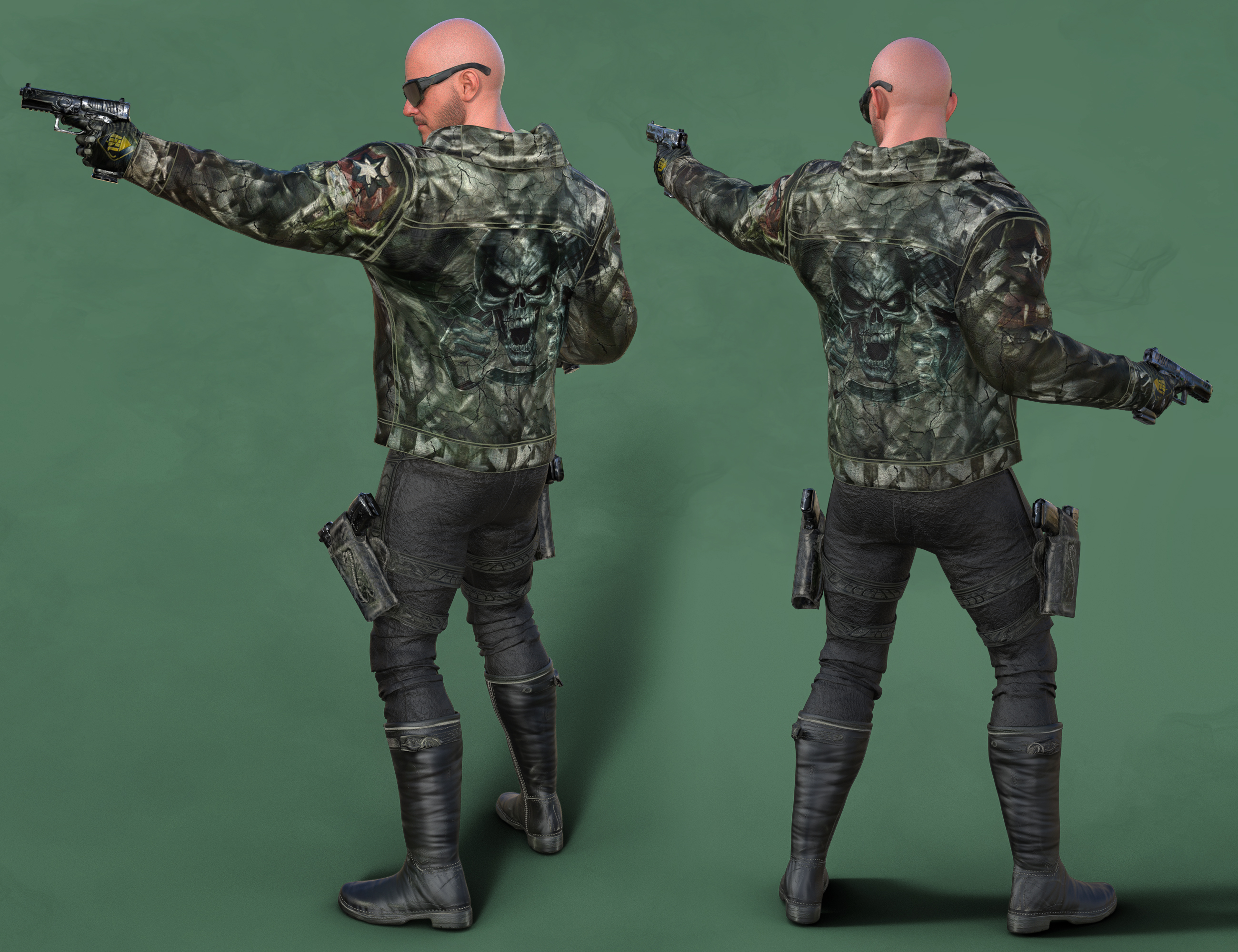 Agent Jones Outfit Textures Add-on | Daz 3D