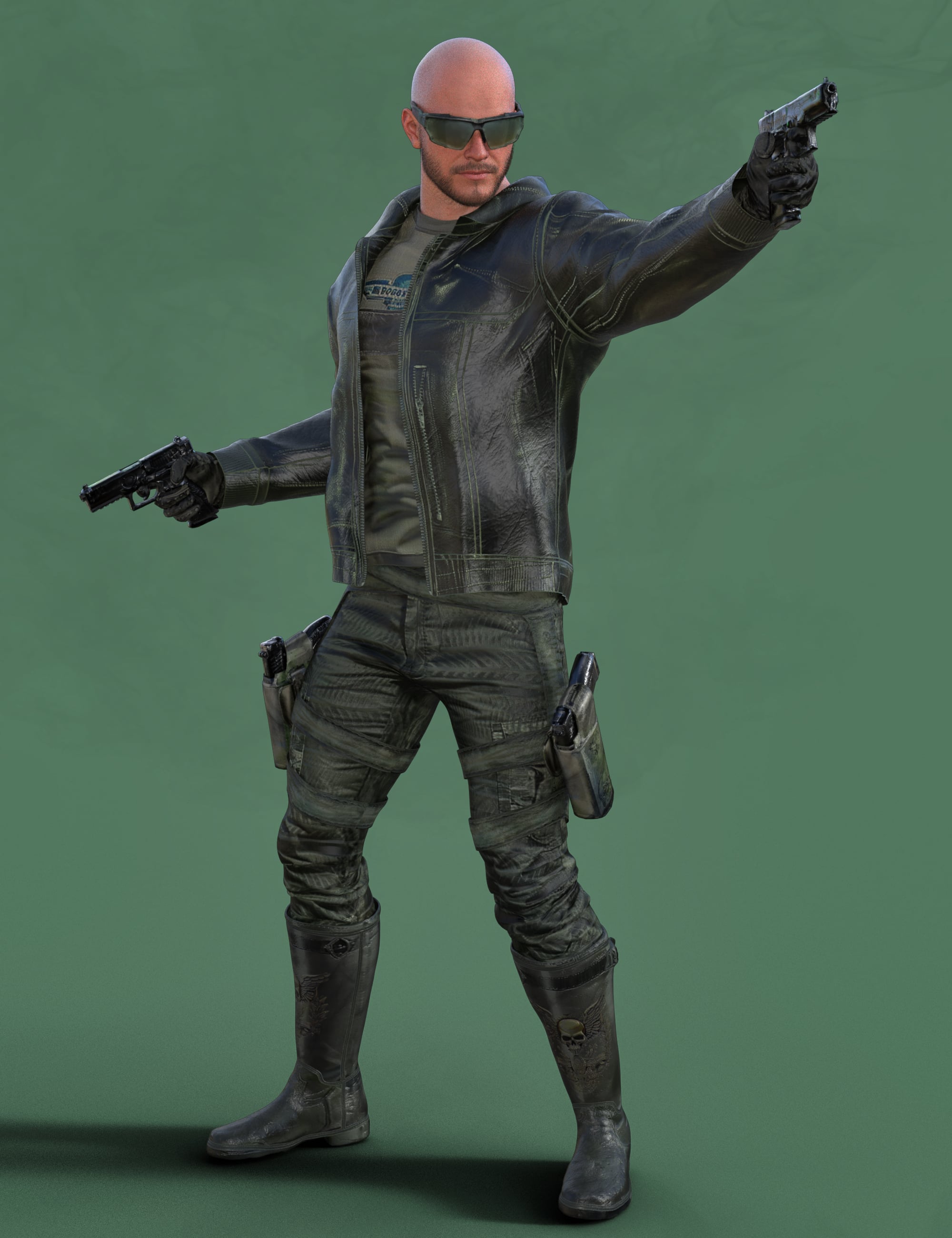 Agent Jones Outfit Textures Add-on | Daz 3D