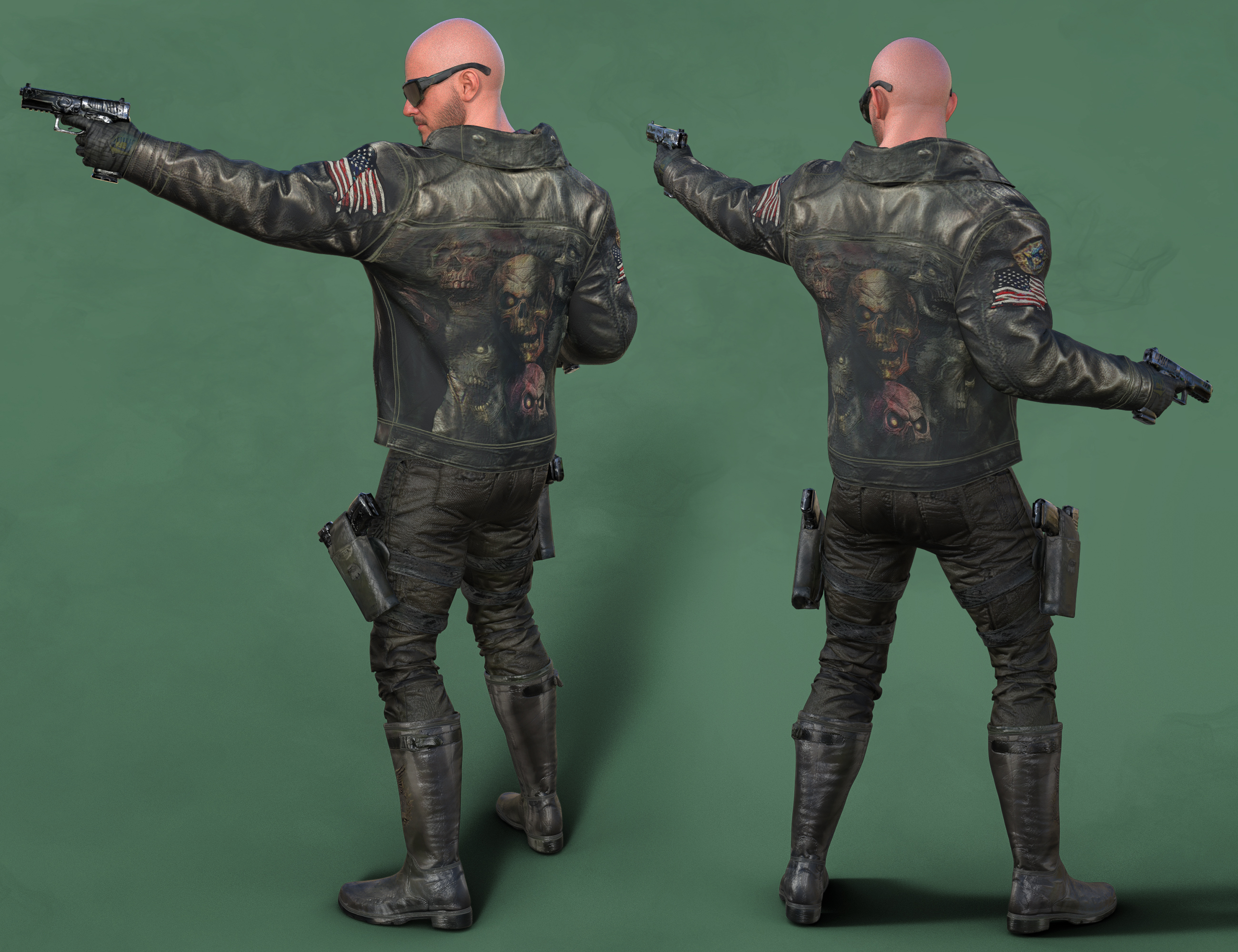 Agent Jones Outfit Textures Add-on | Daz 3D