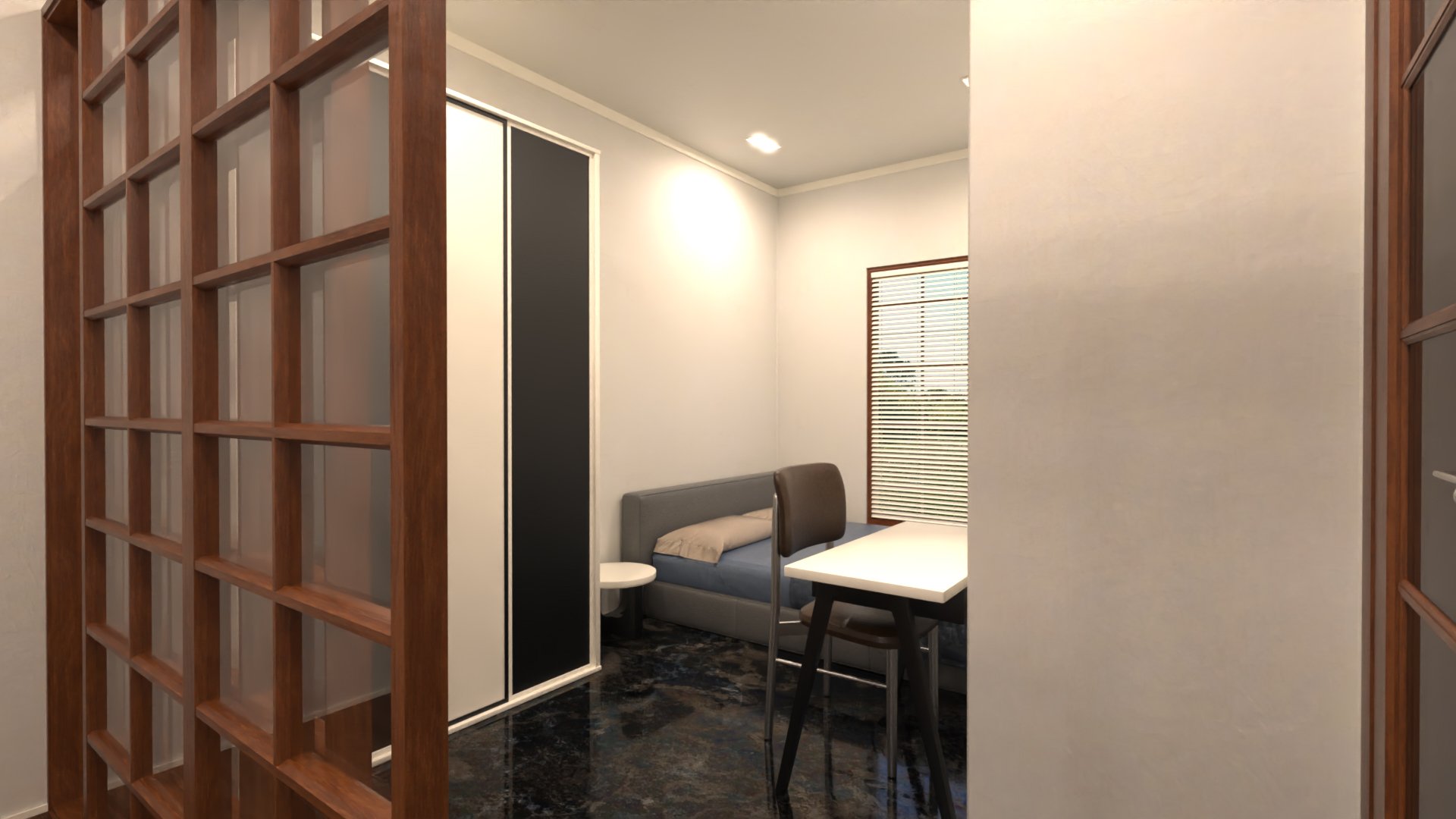 Modern Compact Living Suite | Daz 3D