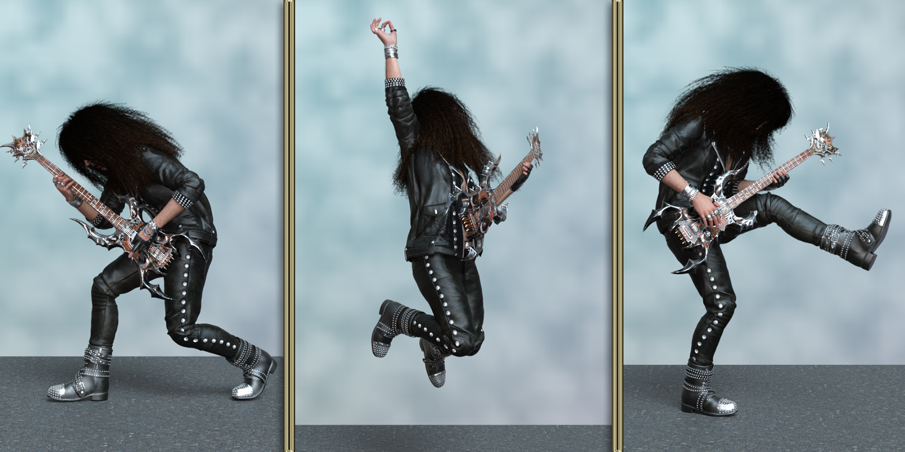 Rocking Hell Poses for Genesis 9 | Daz 3D