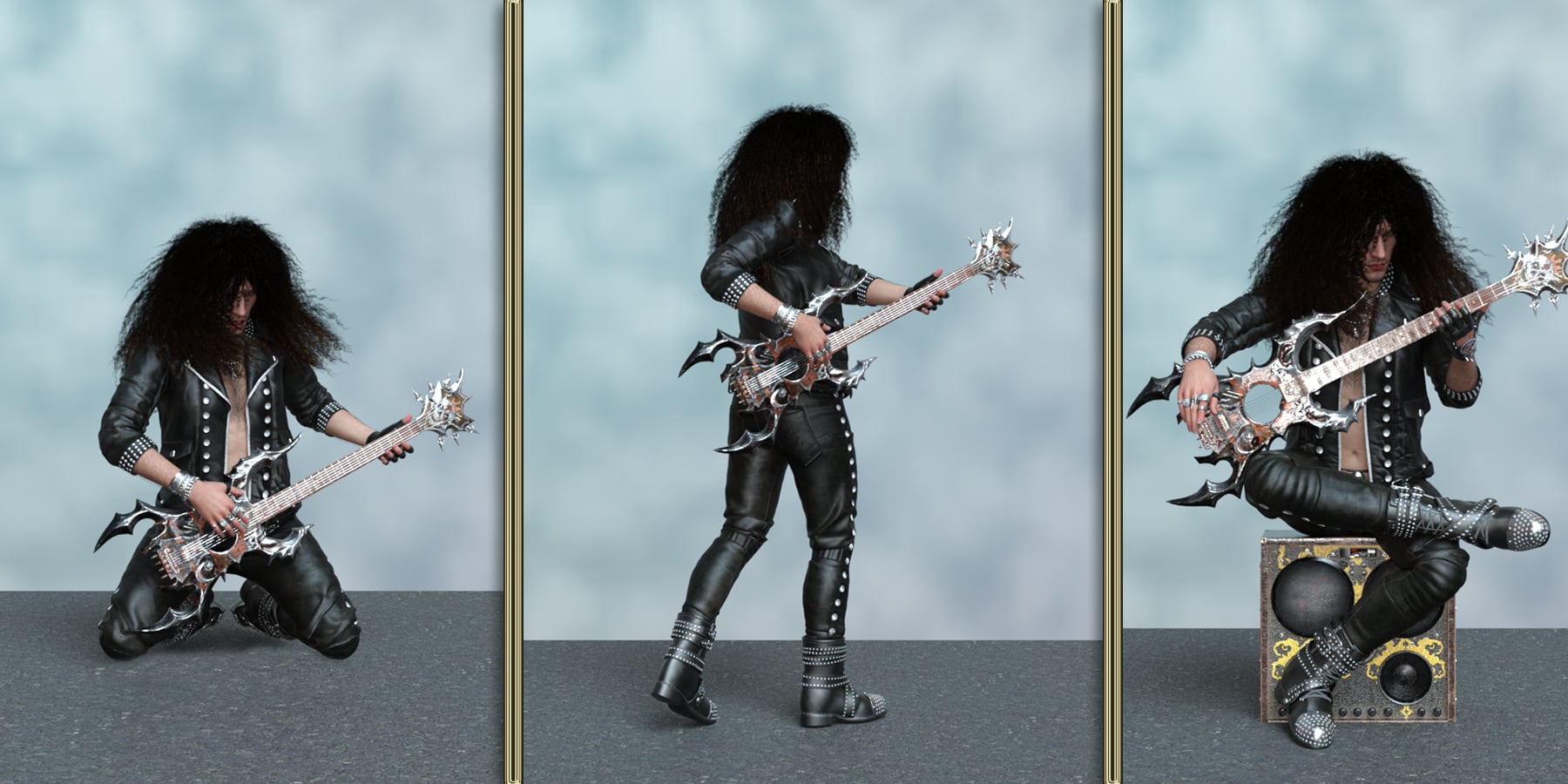 Rocking Hell Poses for Genesis 9 | Daz 3D