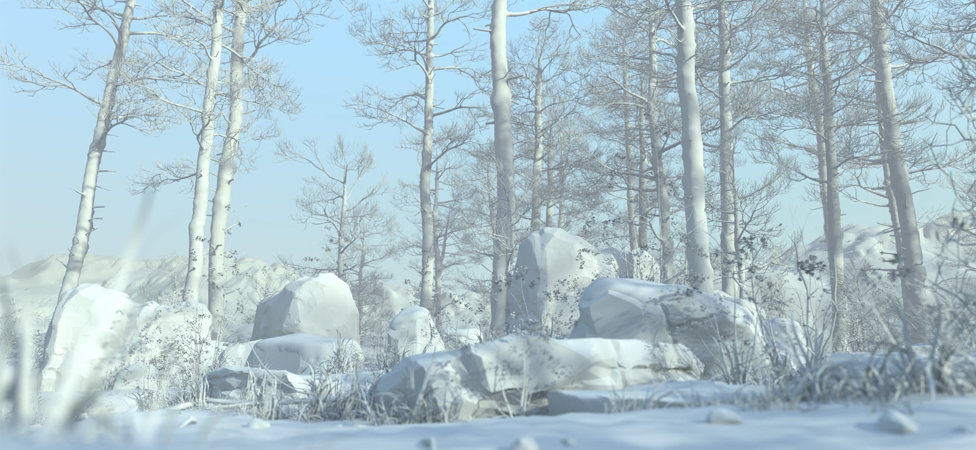 Winter Forest | Daz 3D