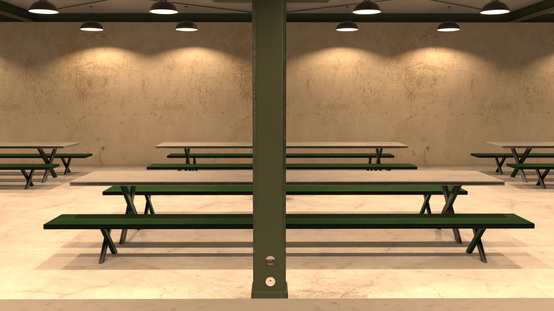 Military Mess Hall | Daz 3D