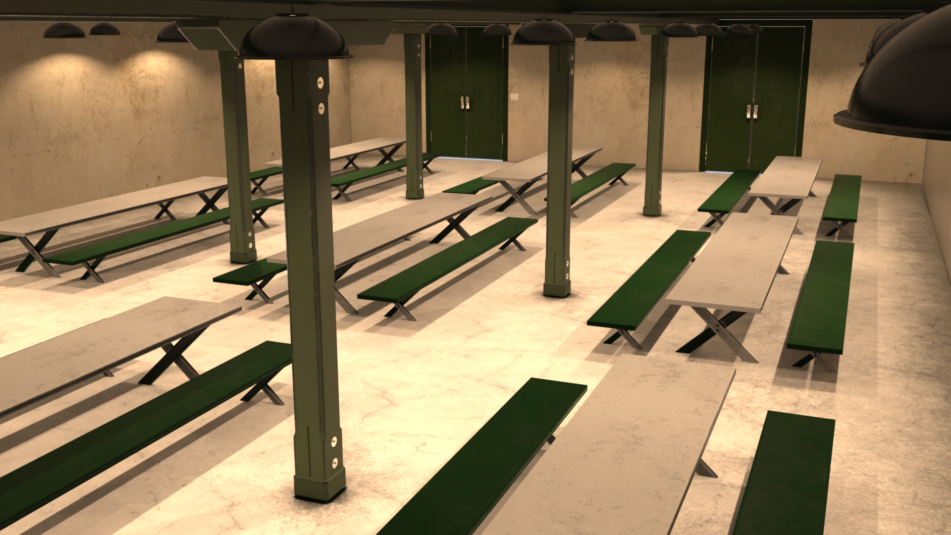 Military Mess Hall | Daz 3D
