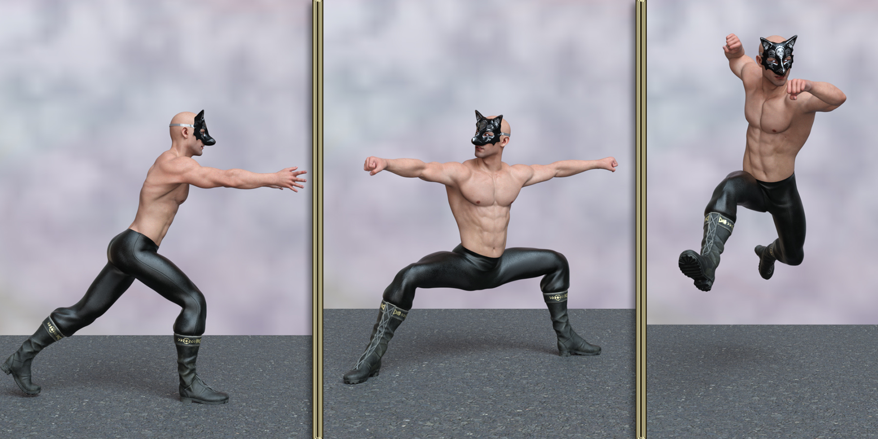 Magic Fighter Poses for Genesis 9 | Daz 3D