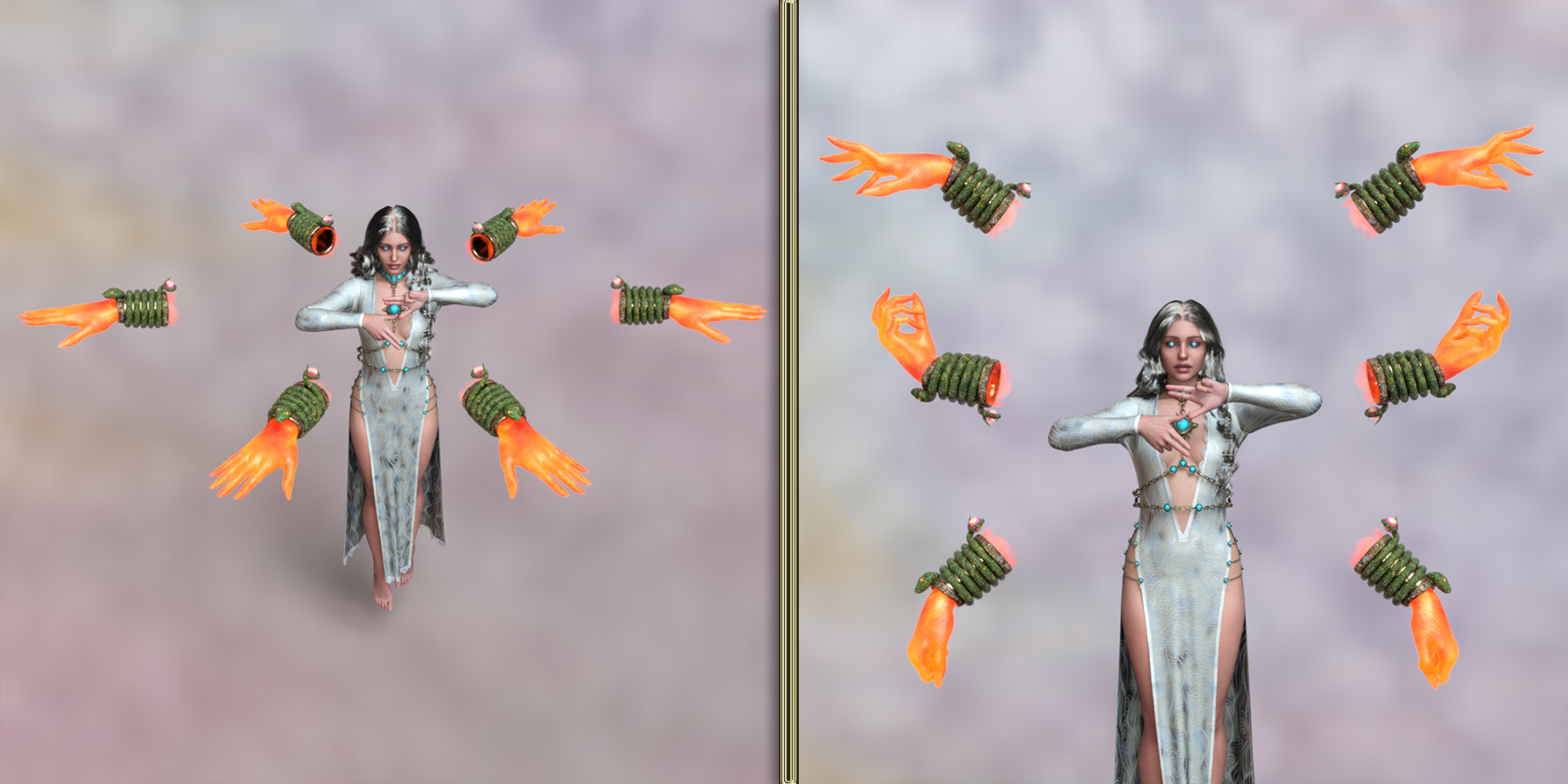 Magical Hands Poses for Genesis 9 | Daz 3D