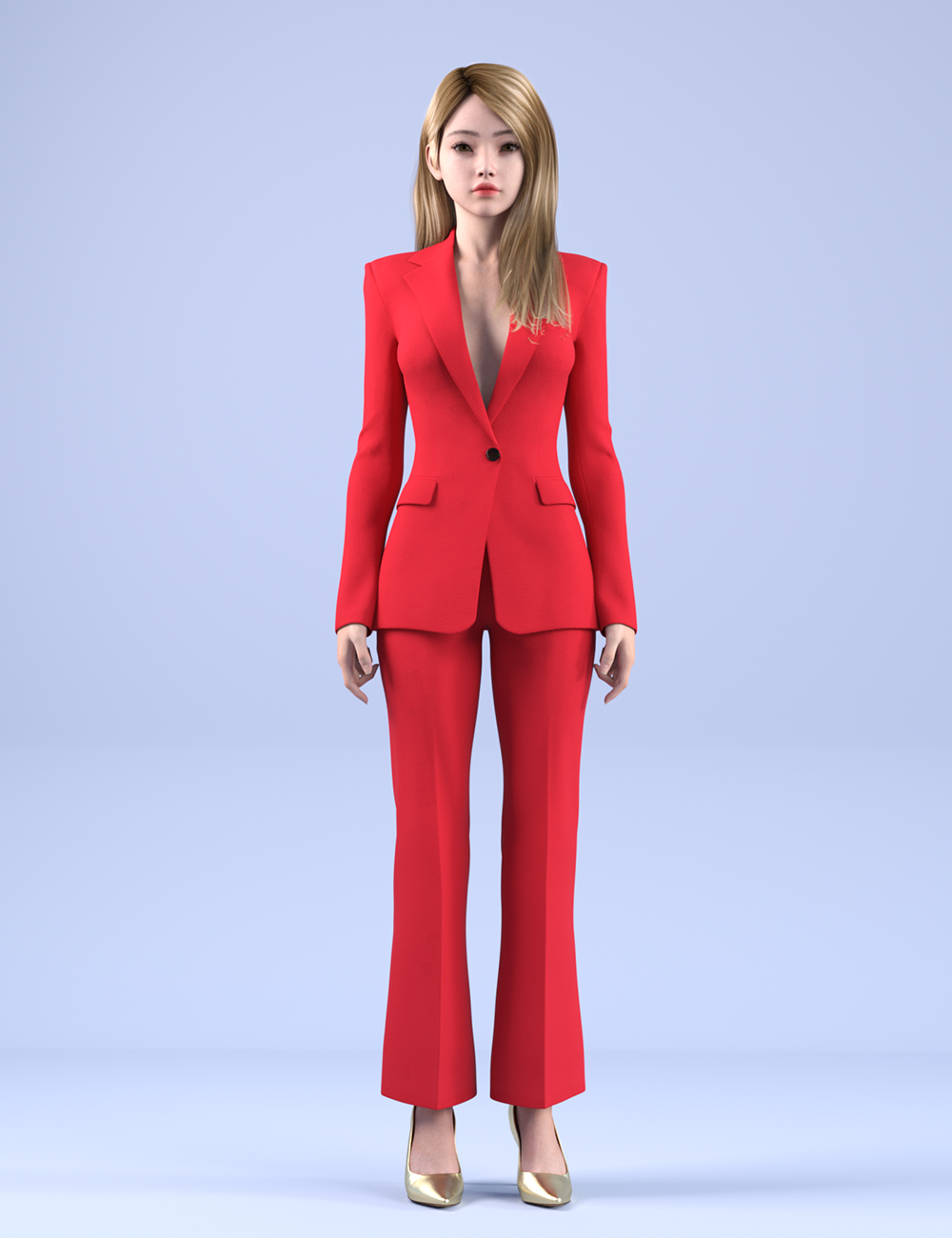 dForce HnC24 Women's Suit Outfits for Genesis 9 | Daz 3D