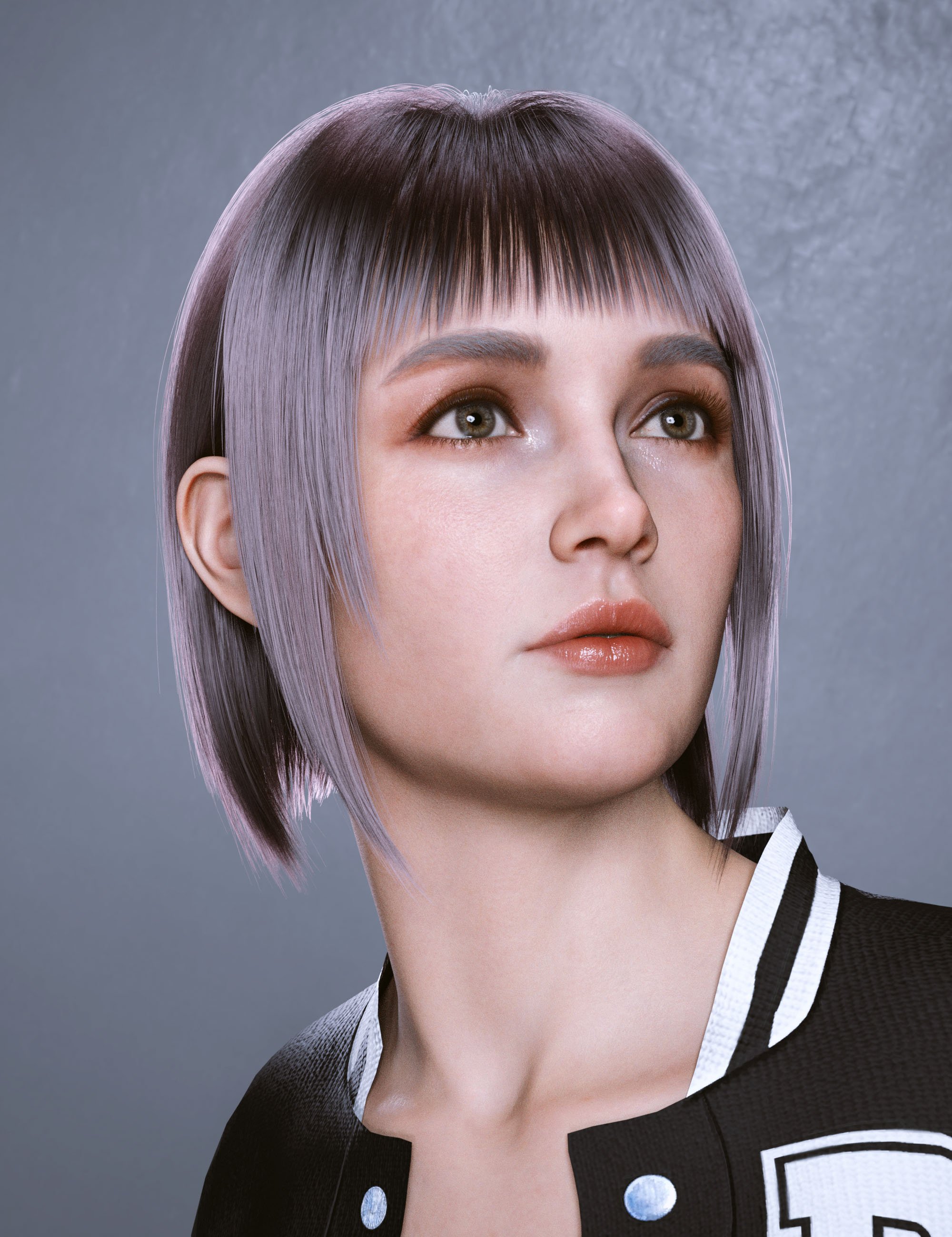 dForce AK Virtuous Hair for Genesis 9 | Daz 3D