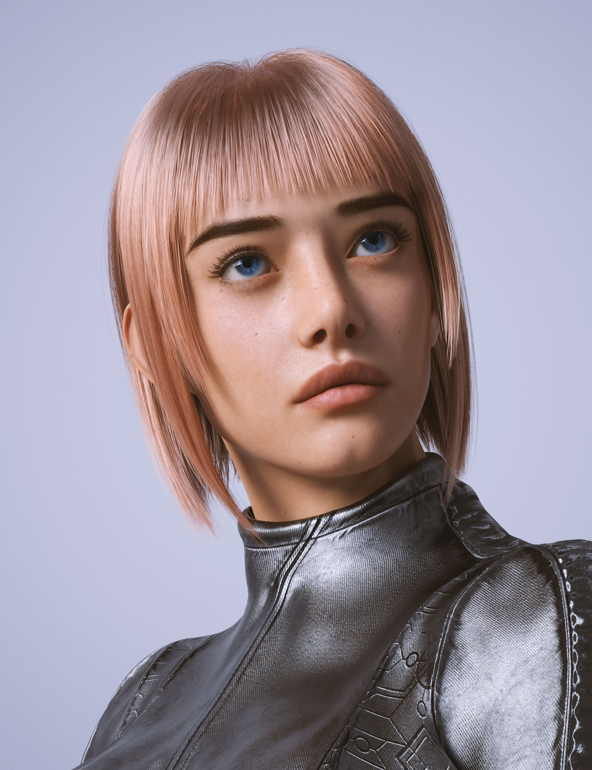 dForce AK Virtuous Hair for Genesis 9 | Daz 3D