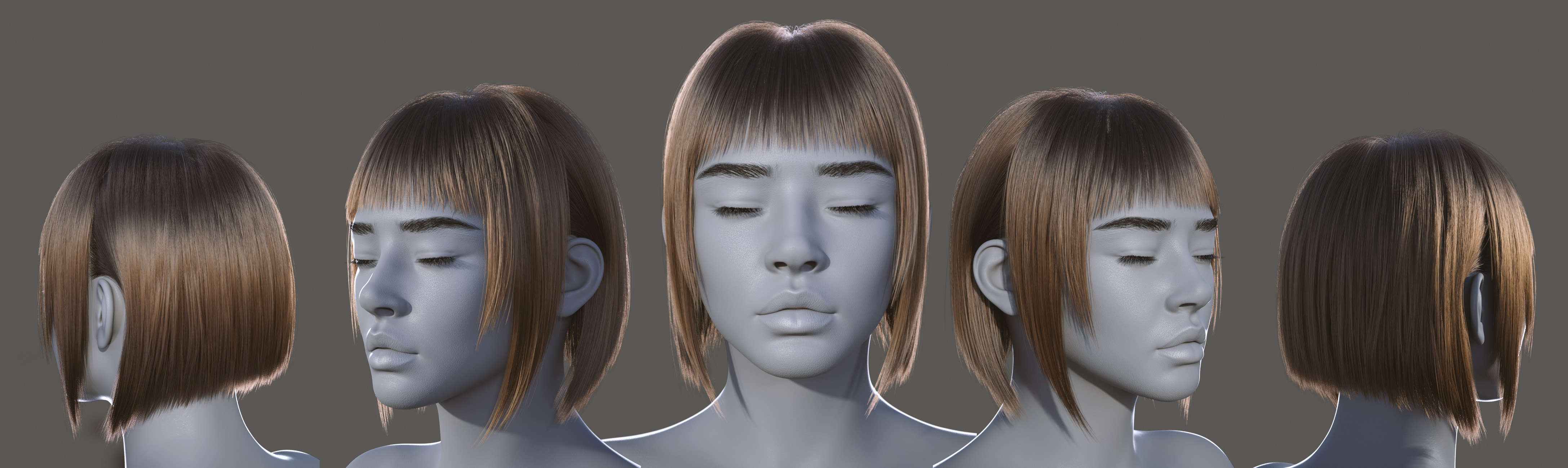 dForce AK Virtuous Hair for Genesis 9 | Daz 3D