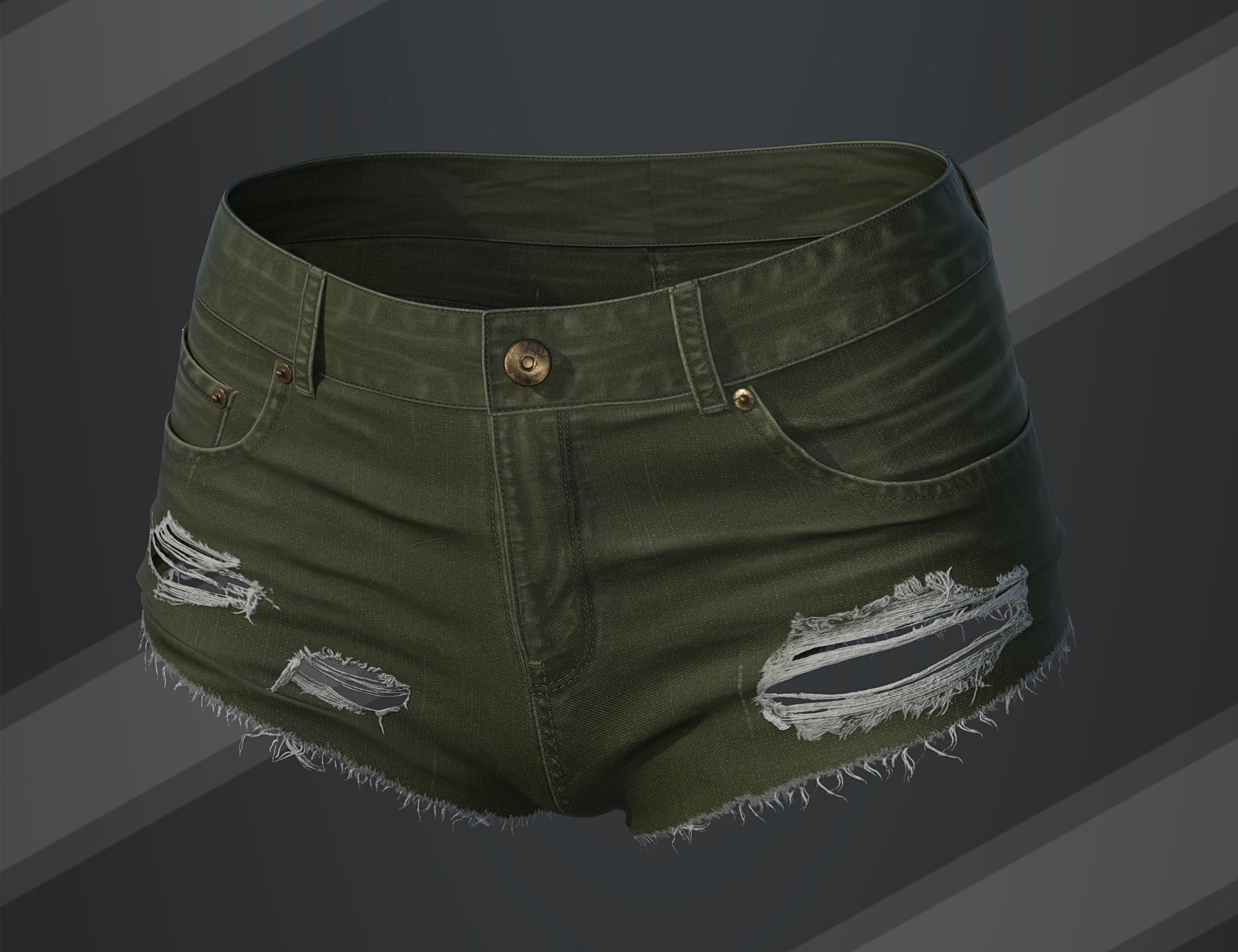 dForce SU Ripped Jeans for Genesis 9, 8.1, and 8 Female | Daz 3D