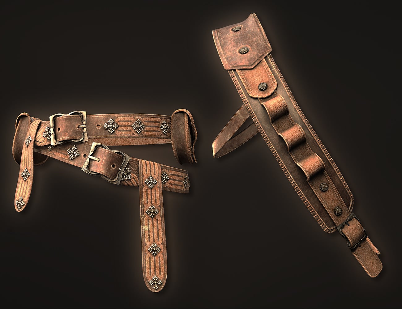 The Last Vampire Hunter HD-dForce Clothes and Weapons Set for Genesis 9 ...