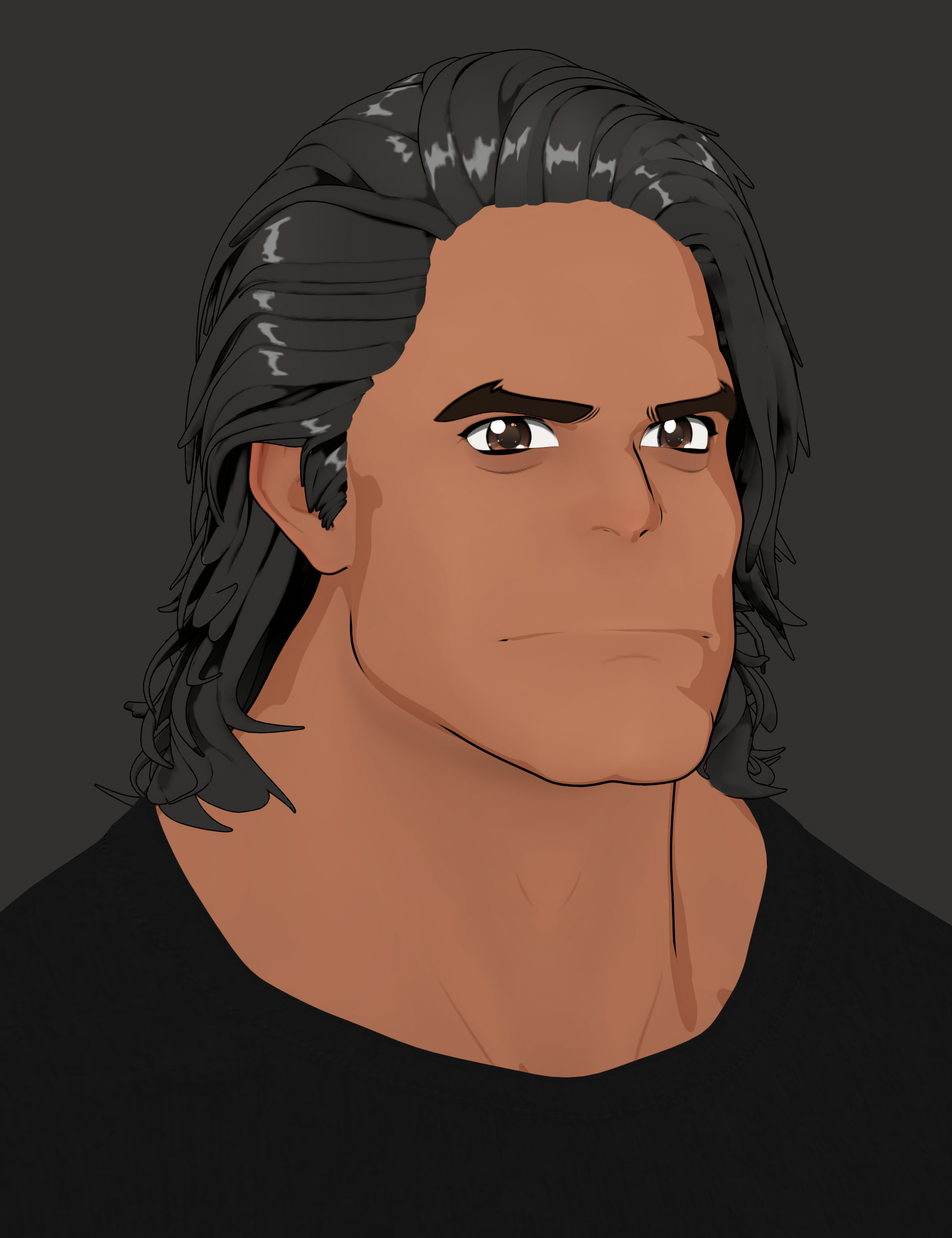 HS Toon Hunter Hair for Genesis 9 ⋆ 3d-stuff Community