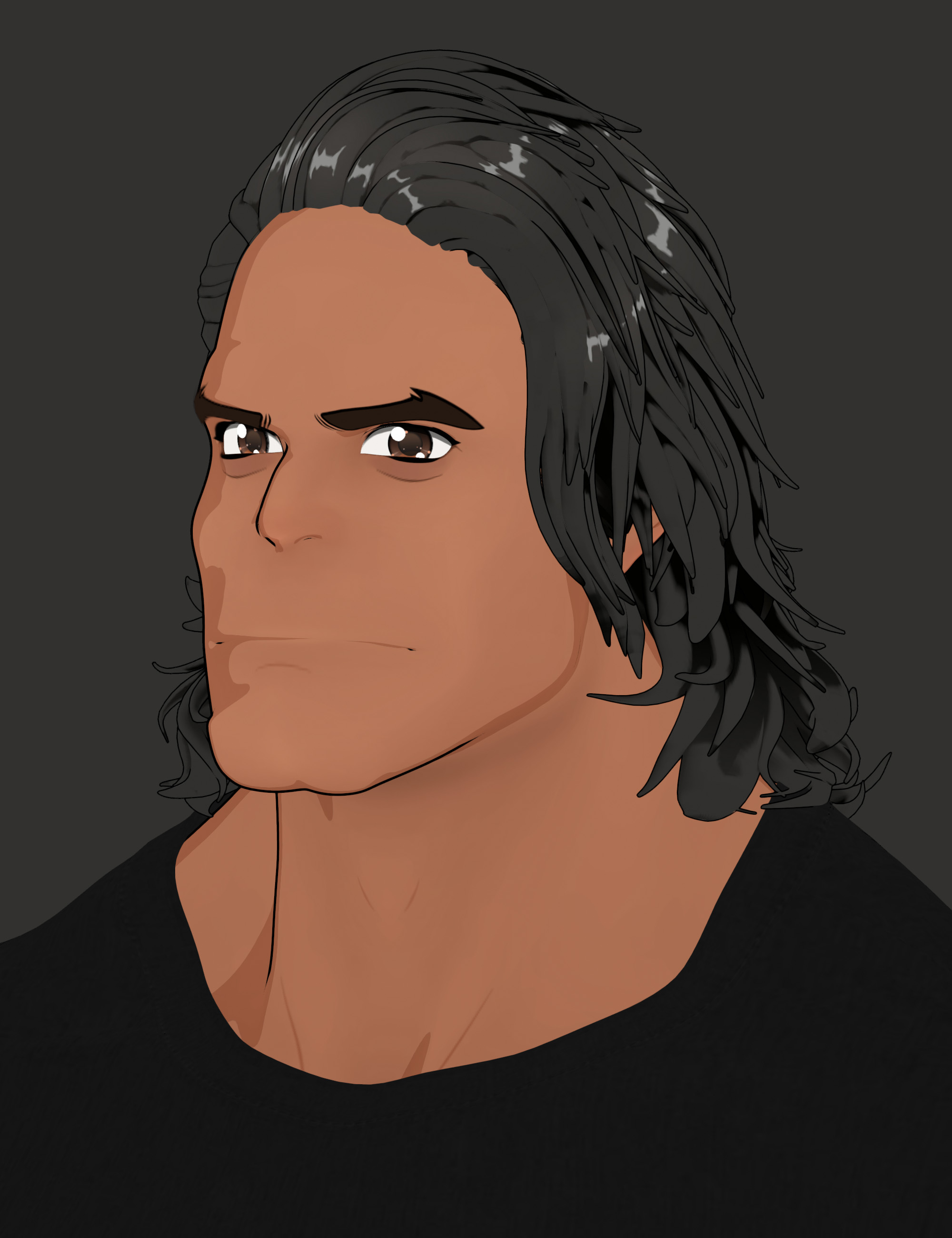 HS Toon Hunter Hair for Genesis 9 | Daz 3D
