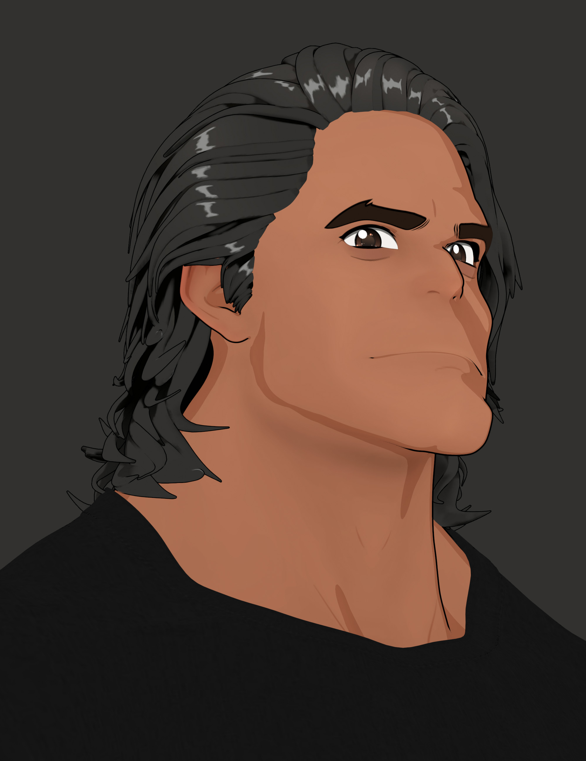 HS Toon Hunter Hair for Genesis 9 | Daz 3D