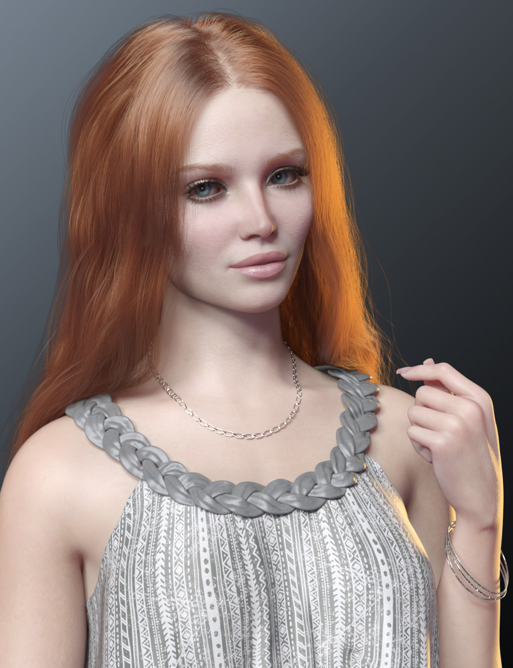 dForce Pretty Portrait Wear for Genesis 9 | Daz 3D