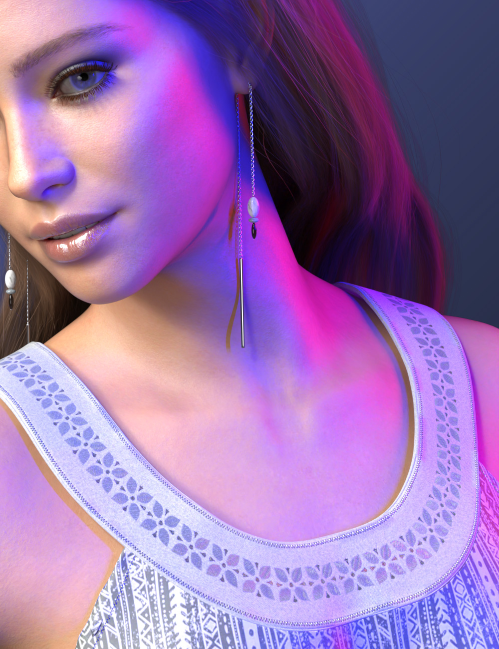 dForce Pretty Portrait Wear for Genesis 9 | Daz 3D