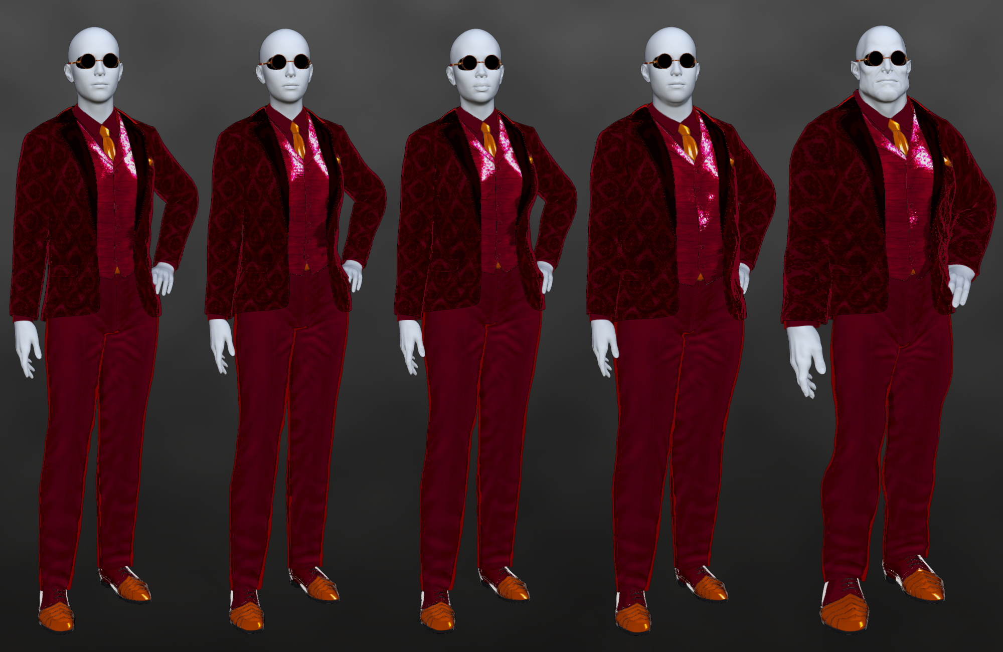 dForce Flashy Suit for Genesis 9 | Daz 3D