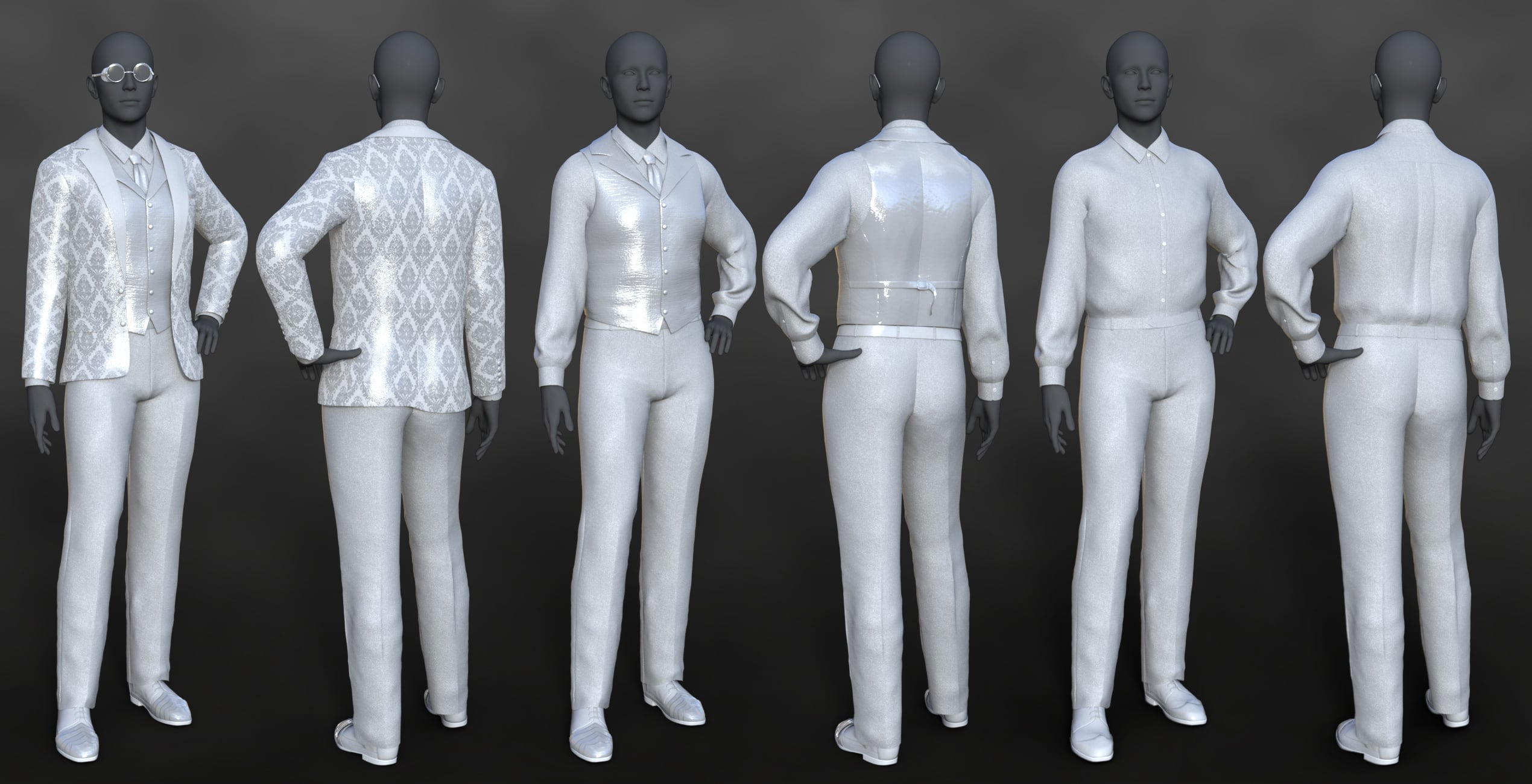 dForce Flashy Suit for Genesis 9 | Daz 3D