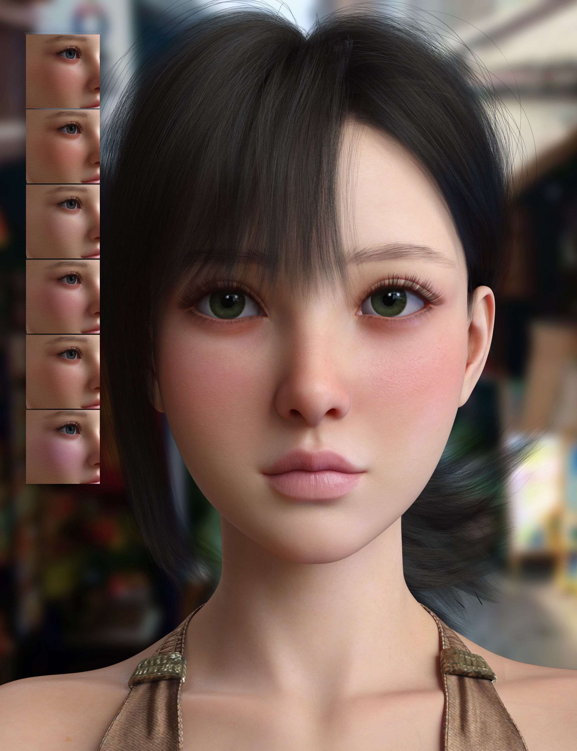 Vo Mieko, And Young, and Male,and Male Young HD for Genesis 9 Character Bundle | Daz 3D