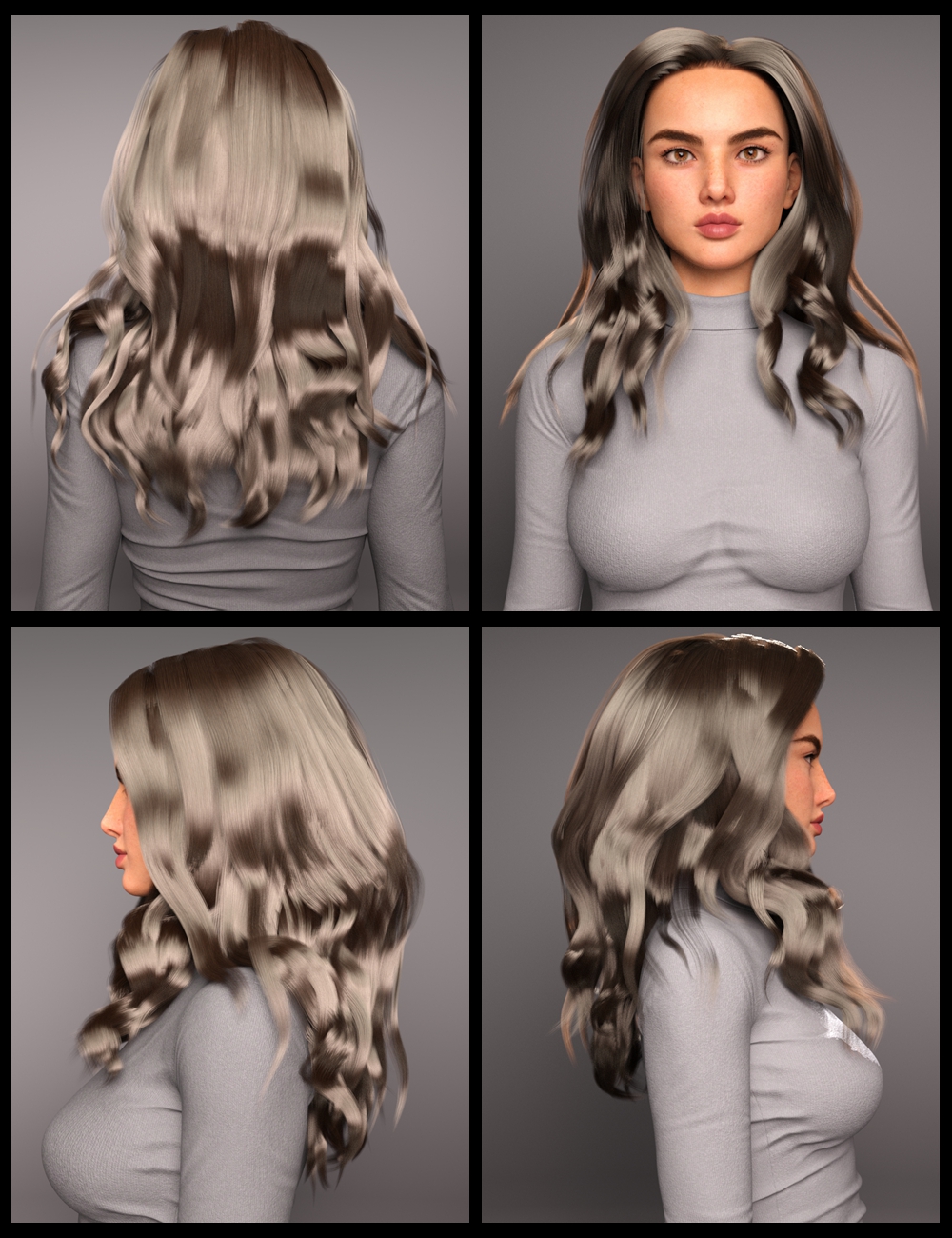 EG Down Jacket and Hair Genesis 9 Bundle | Daz 3D